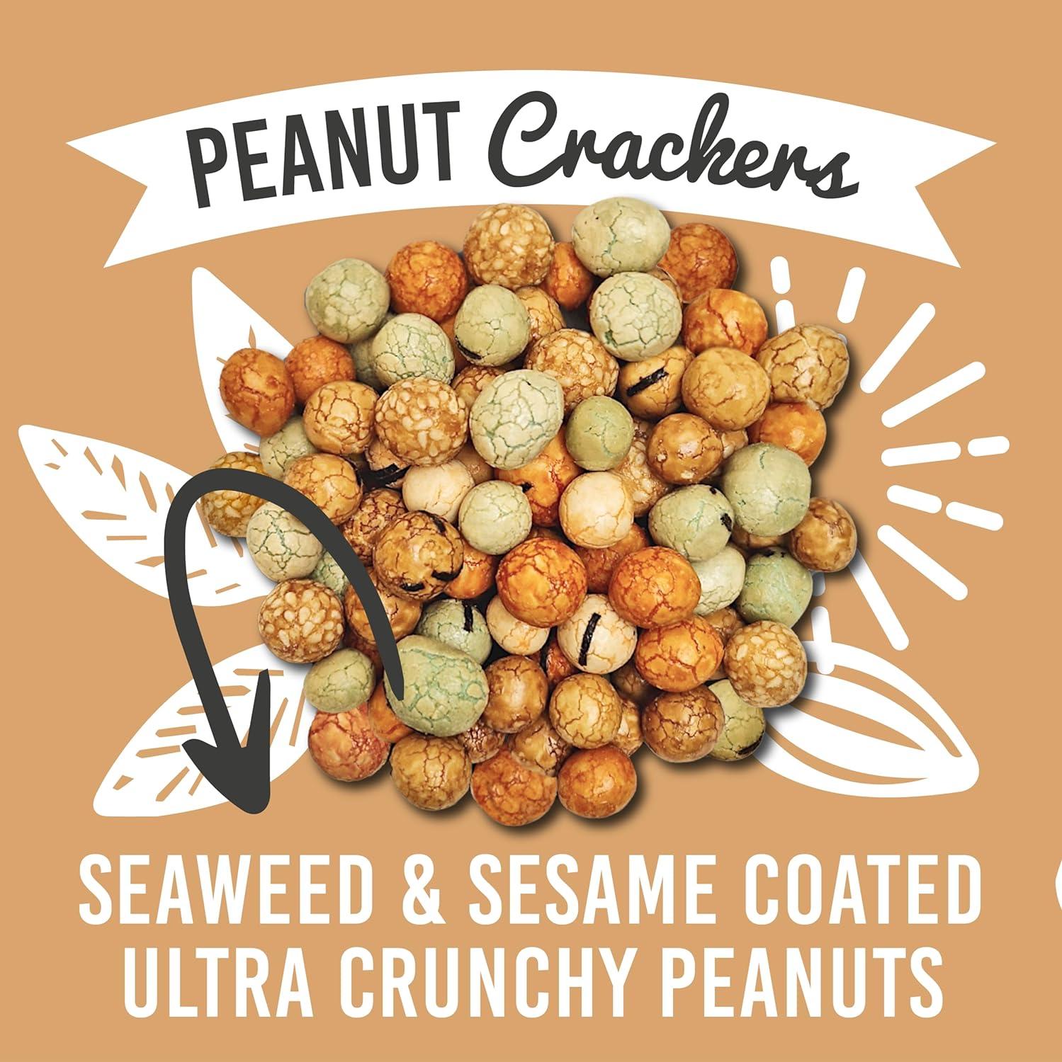 Sunburst Snacks Whole Peanut Crackers Crispy and Flavourful Non-GMO ...