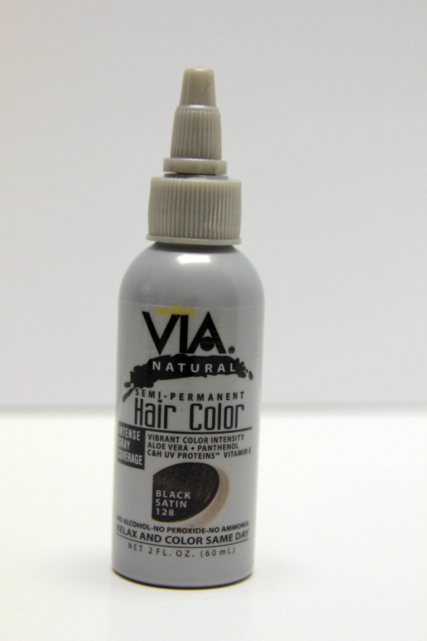 Buy Via Hair Color Black 2 oz - Premium Quality International Shipping ...