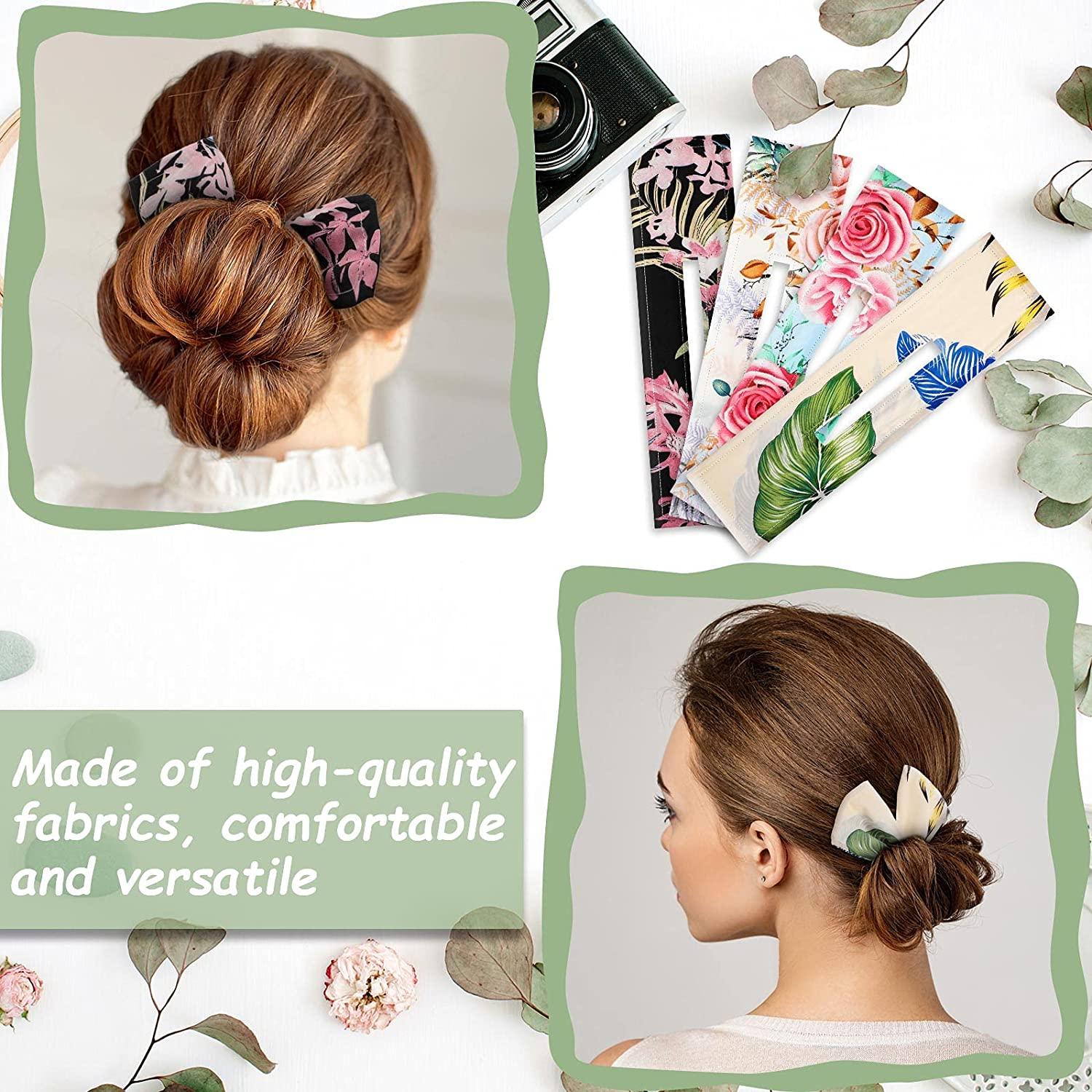 Deft Bun Hair Bun Maker Set - Classy Multicolor French Twist Hairstyle ...