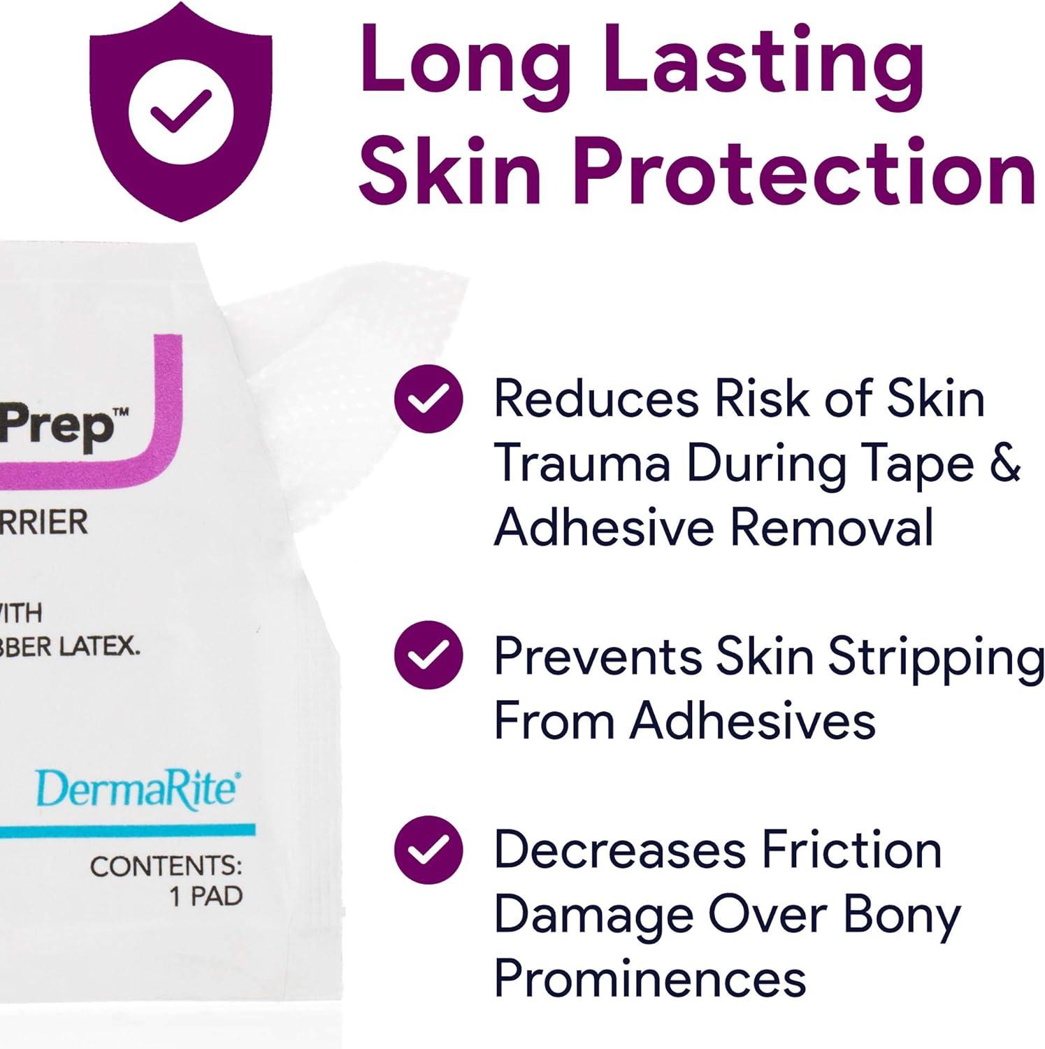 DermaPrep Skin Prep Pads - 100 Pack | Shields Skin from Fluids ...
