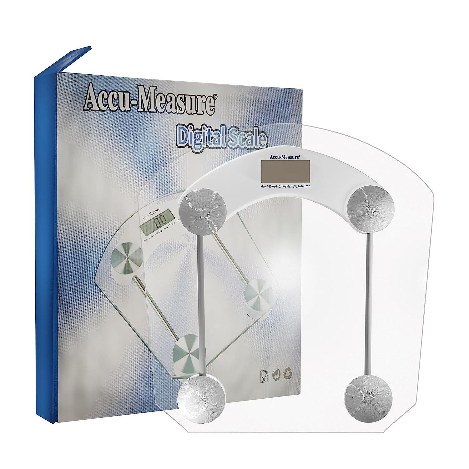 Accu-Measure Digital Scale - Accurate & Precise Bathroom/Home Scale ...