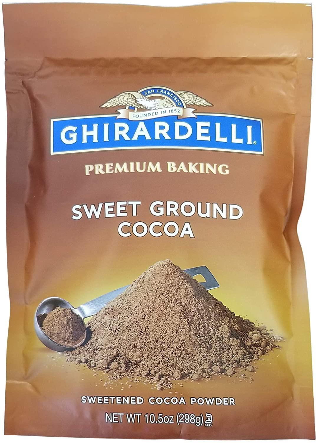 Ghirardelli Sweet Ground Cocoa Chocolate Powder - 10.5 oz Pouch (6 Pack ...