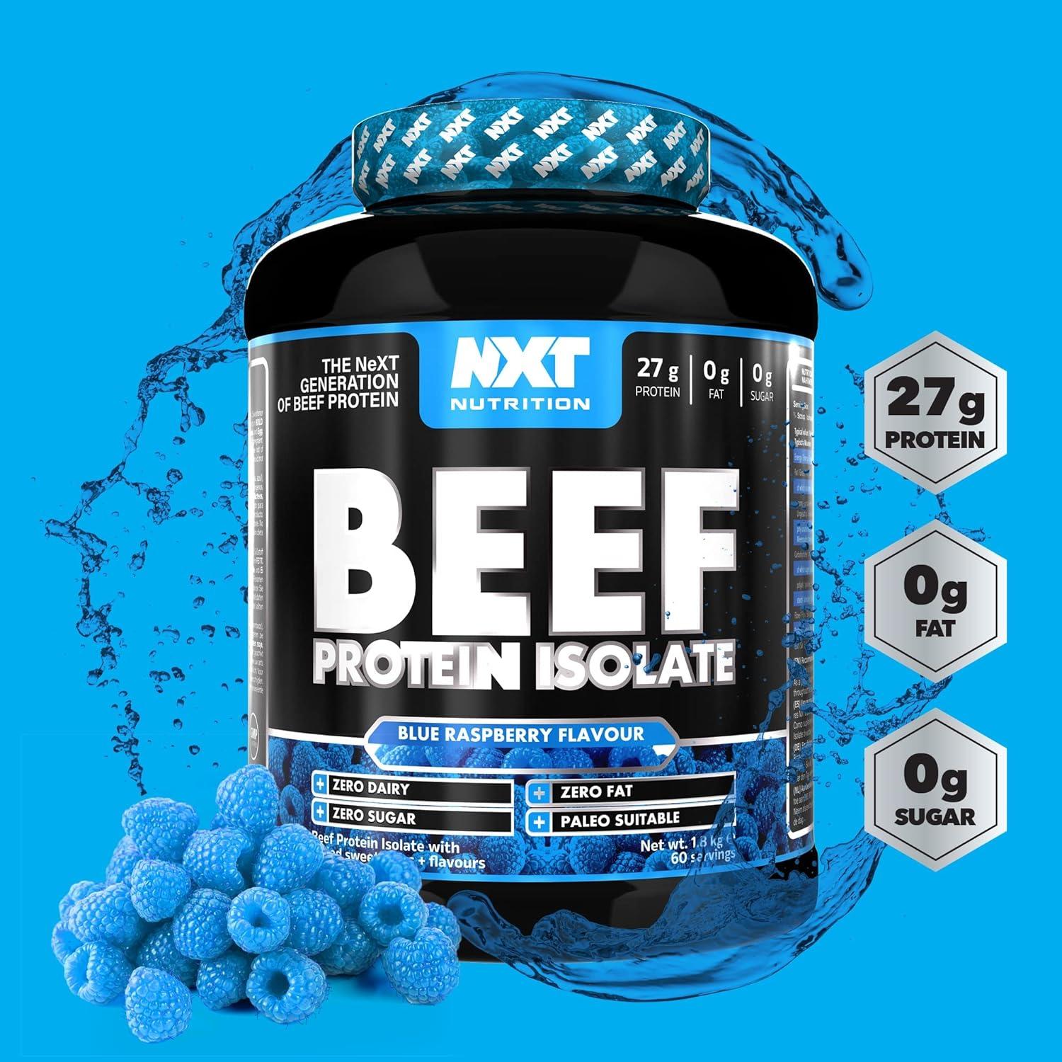 NXT Nutrition Beef Protein Isolate Powder - High Natural Amino Acids ...