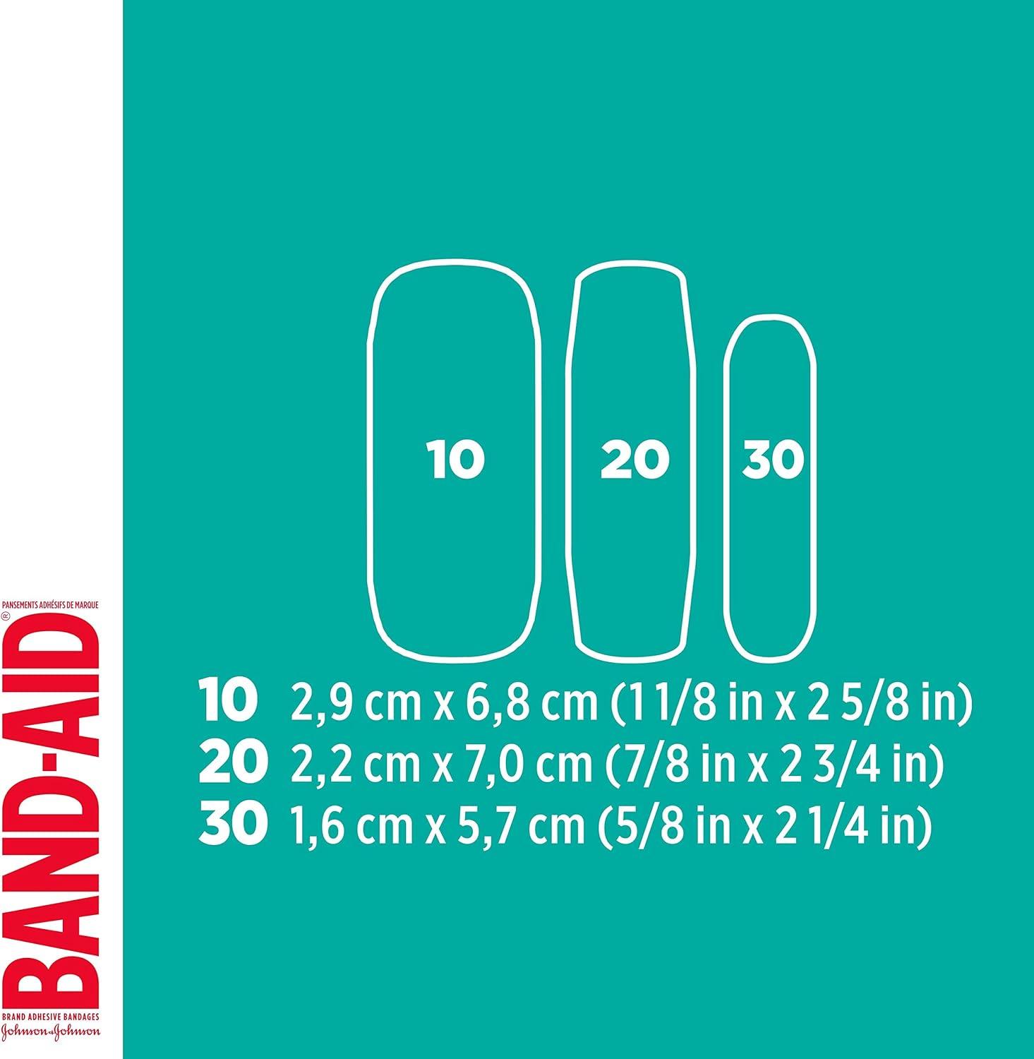 Band-Aid Adhesive Bandages for Cuts and Scrapes Skin-Flex Assorted ...
