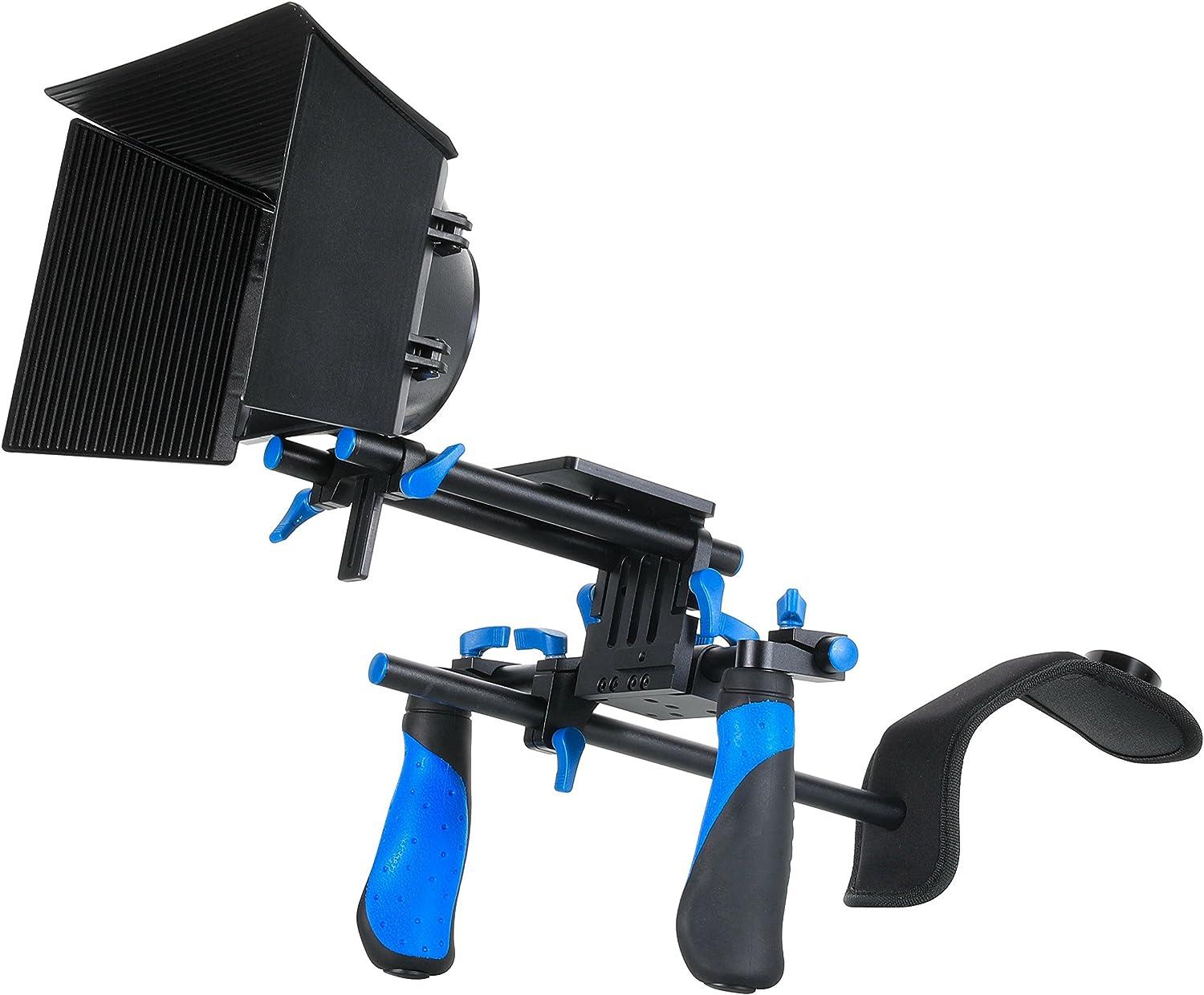 MARSRE DSLR Shoulder Rig Film Making Kit with Matte Box for All DSLR ...