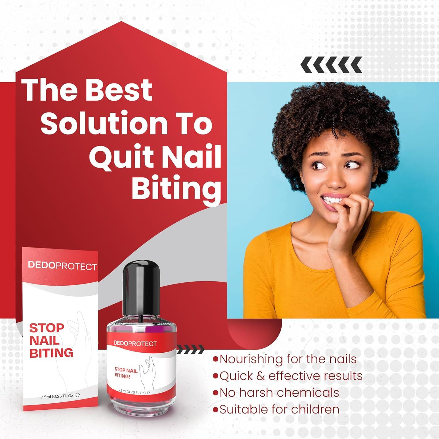 Dedoprotect Nail Polish - Natural Solution to Stop Nail Chewing for ...