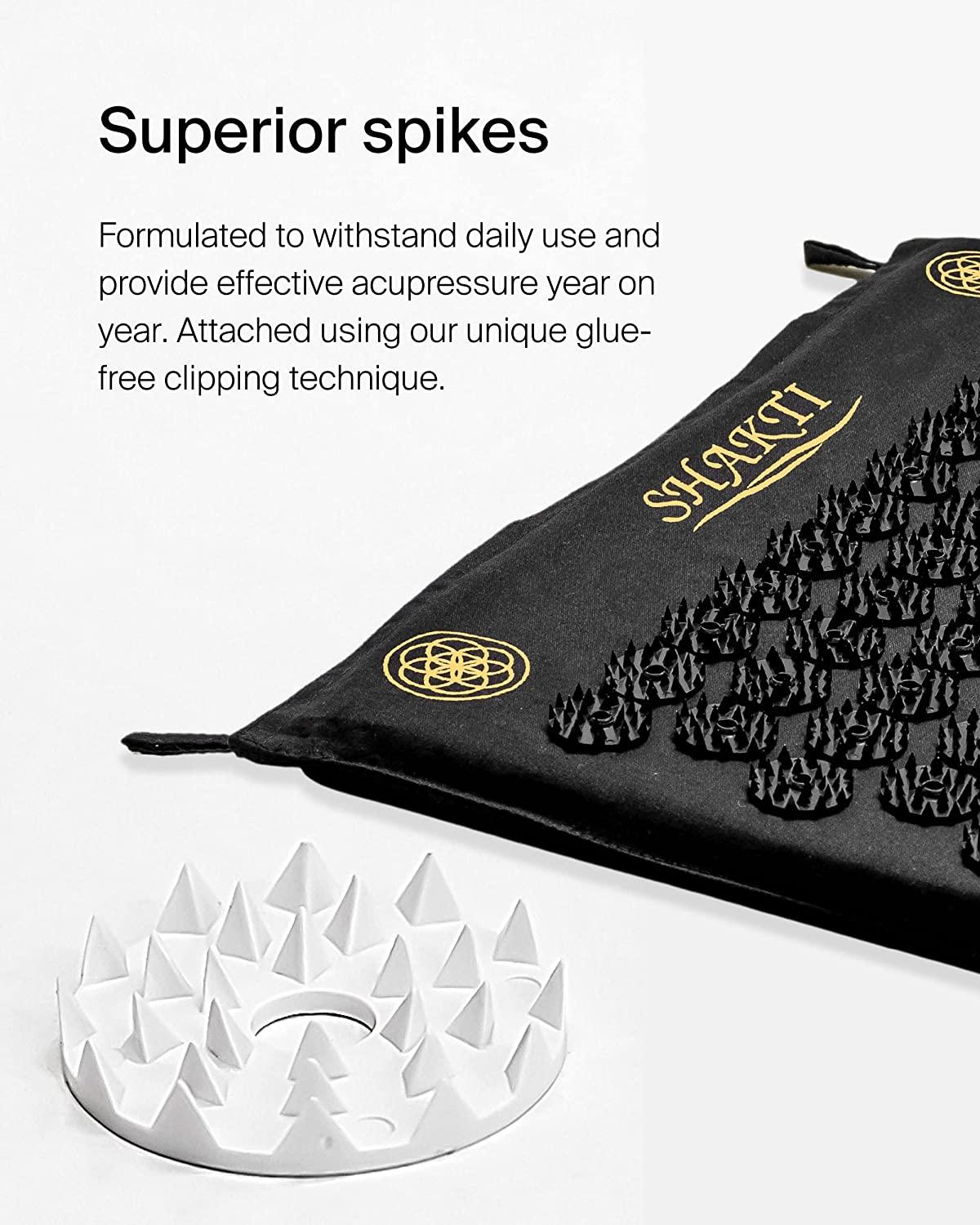 Shakti Premium Acupressure Mat - Sustainable & Durable | Relieves ...