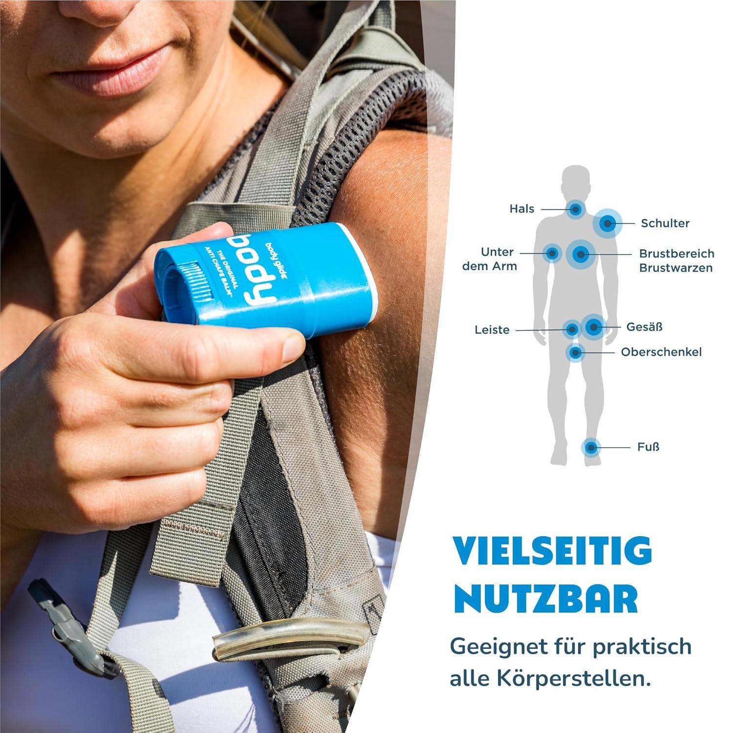 Body Glide Anti-Chafe Stick - Long-Lasting Wound Protection & Blister ...