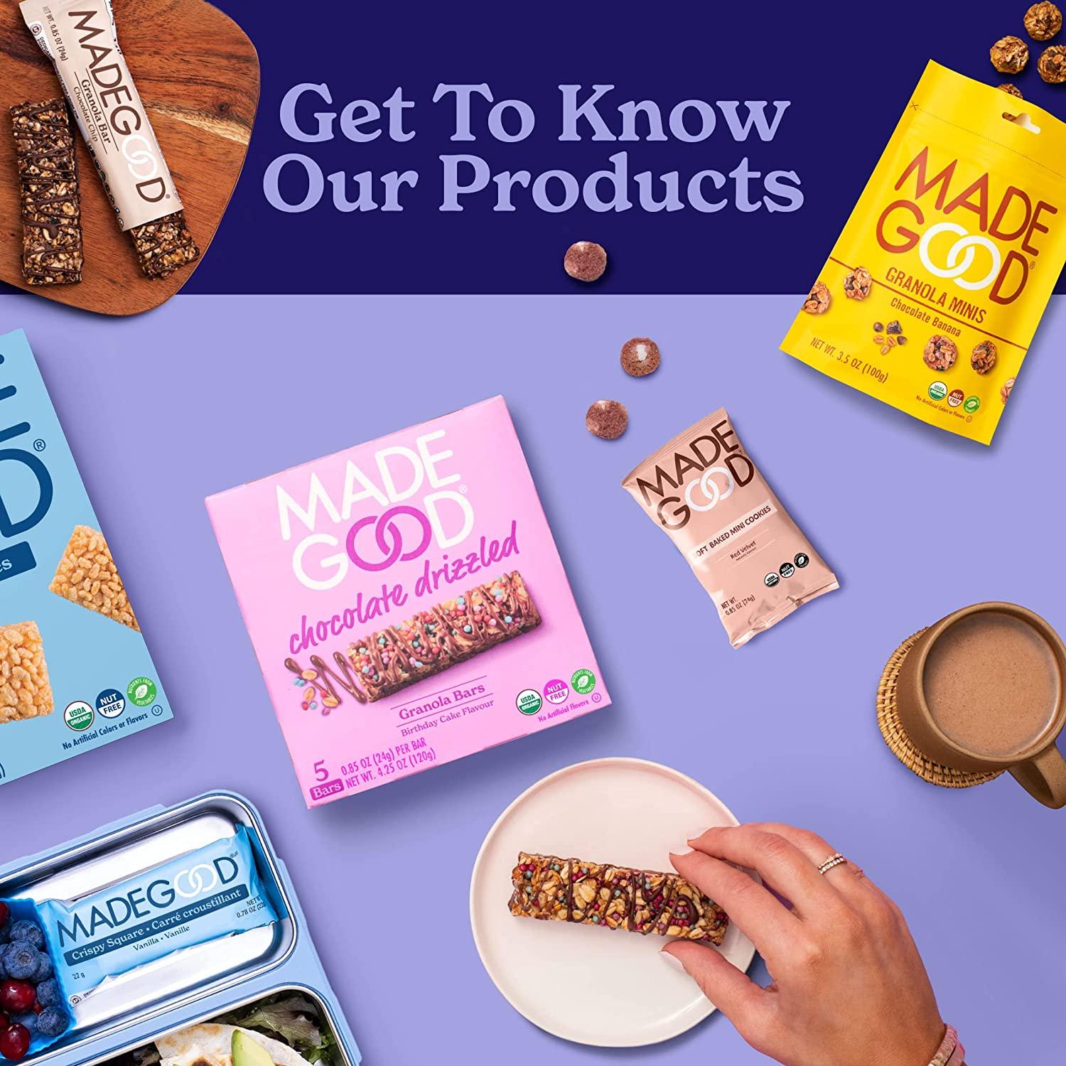 MadeGood Granola Minis 28 Bags: Organic Vegan Gluten-Free Nut-Free ...