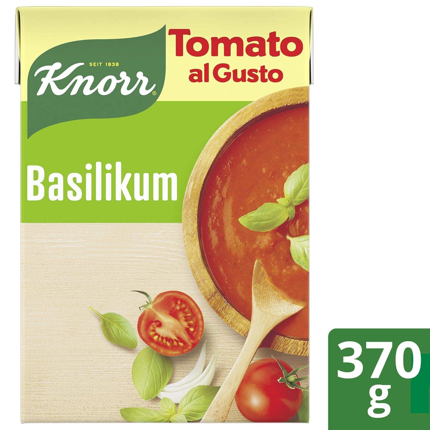 Buy Knorr Tomato al Gusto Sauce with Basil (370g) - Authentic Flavor ...