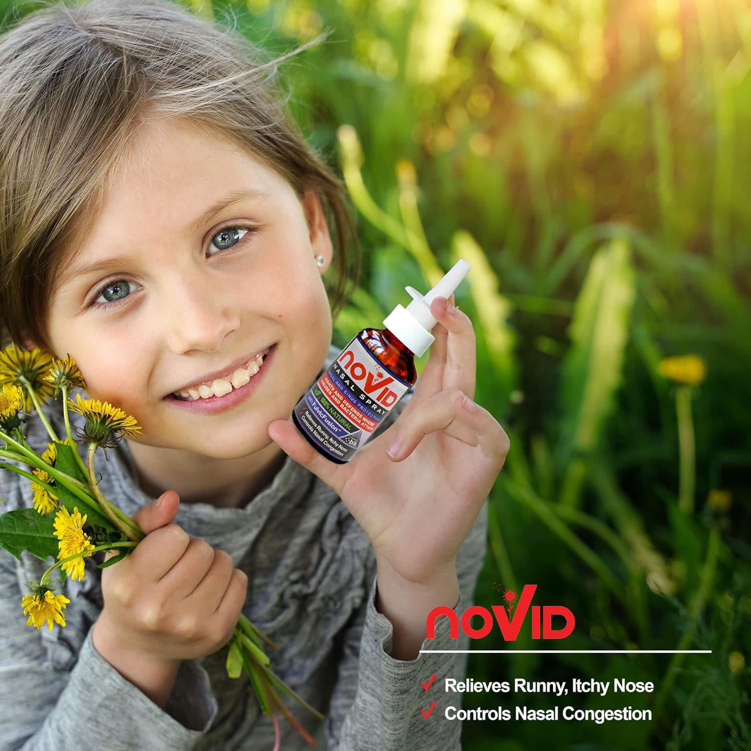 Novid Nasal Spray Nasal and Sinus Protection 100% Natural with ...