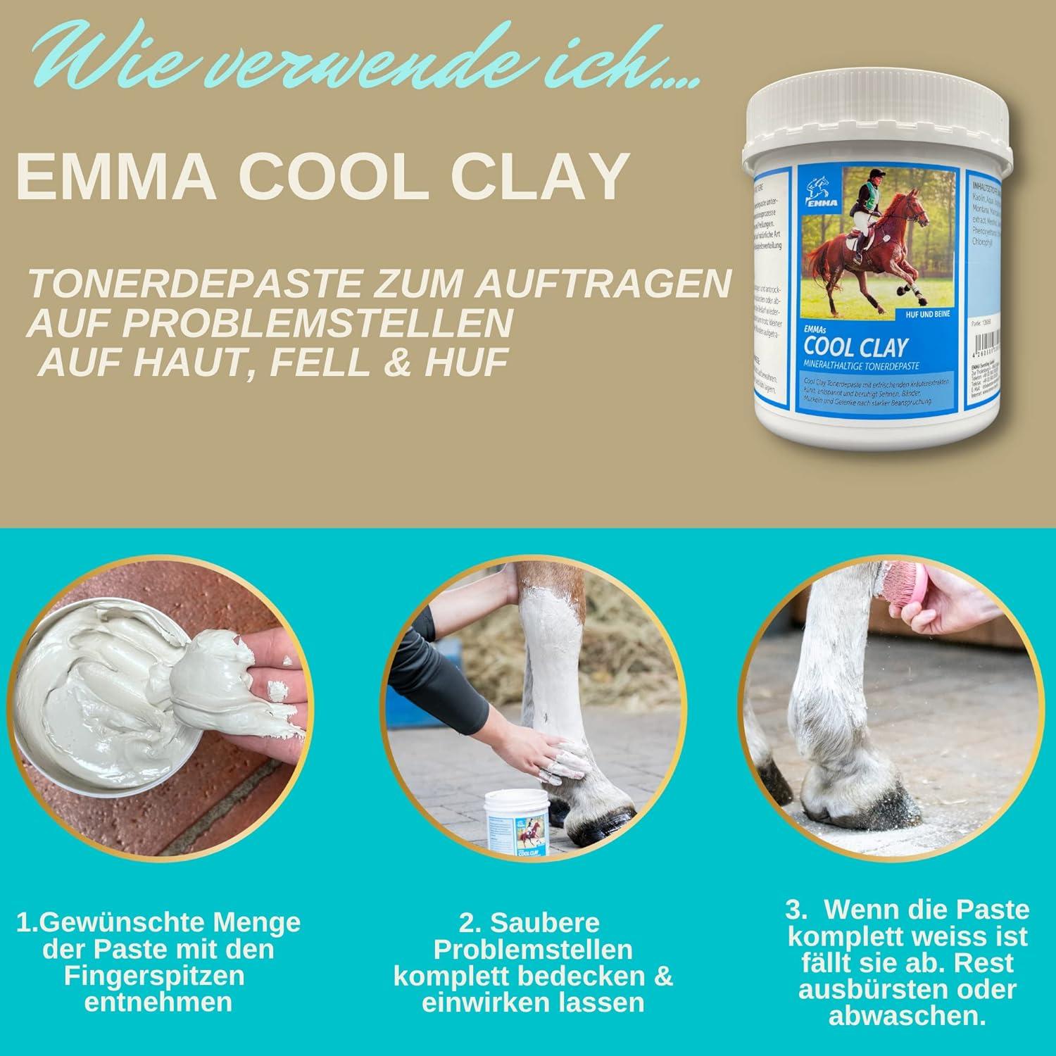 Emma Clay Horse Paste 1.5kg - Cooling Muscle & Joint Relief with Arnica ...
