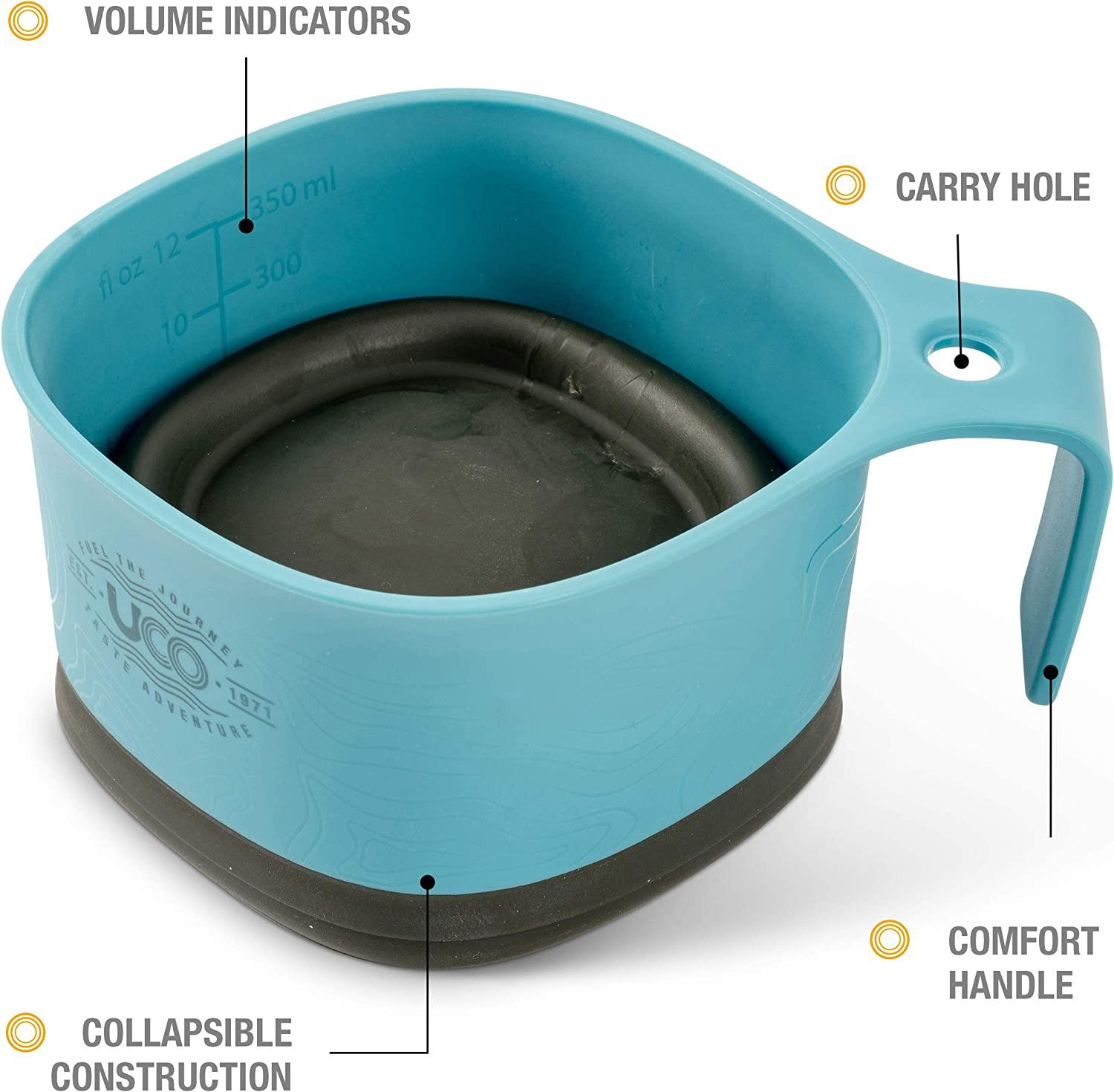 UCO 6-Piece Camping Mess Kit: Bowl, Plate, Camp Cup, and Switch Spork ...