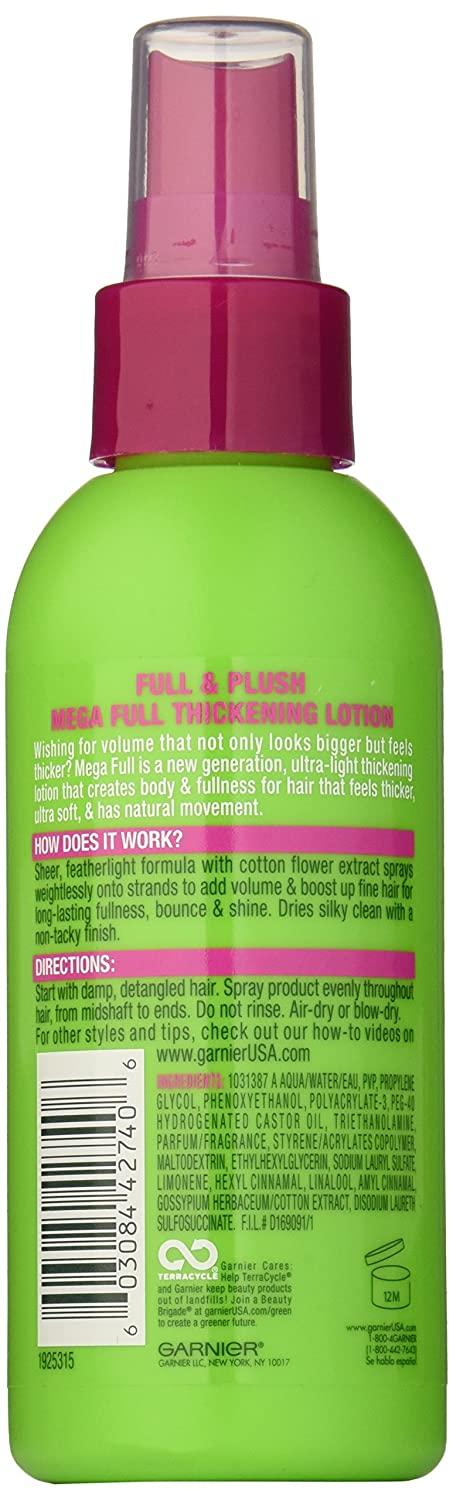 Garnier Fructis Style Mega Full Thickening Lotion 5oz - Volumizing Hair ...