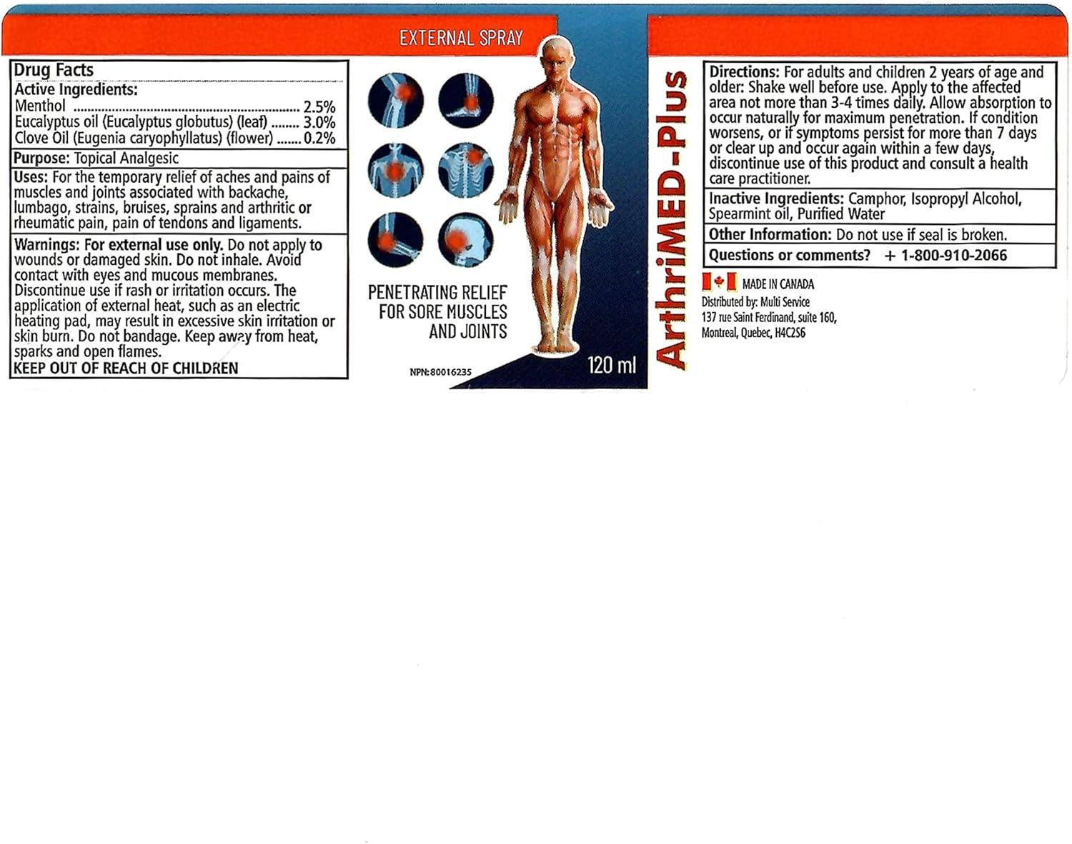 Pain Relief Spray - Natural Instant Pain Relief - For Back Pain ...