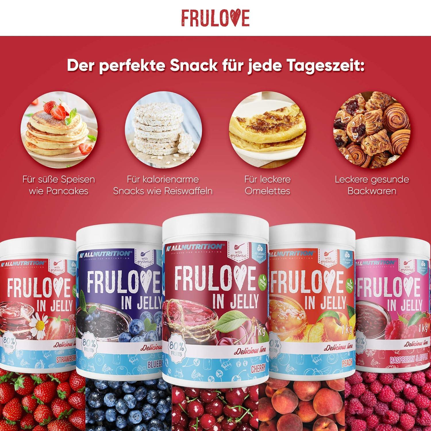 All-Nutrition Frulove Jelly Apple & Pear - Sugar-Free Jam - 80% Fruit ...