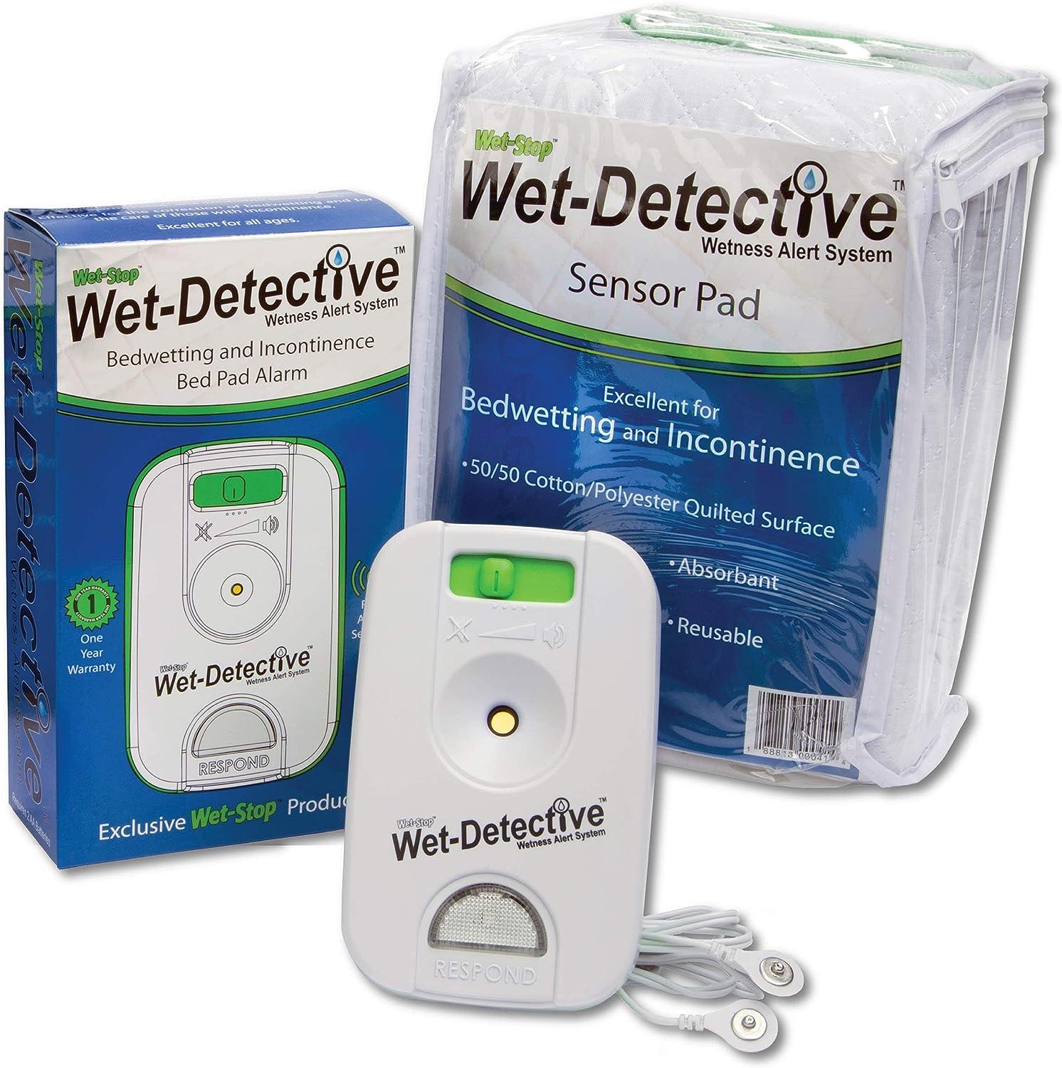 Wet Detective Bedwetting Kit with Incontinence Alarm System & 1 Sensor ...
