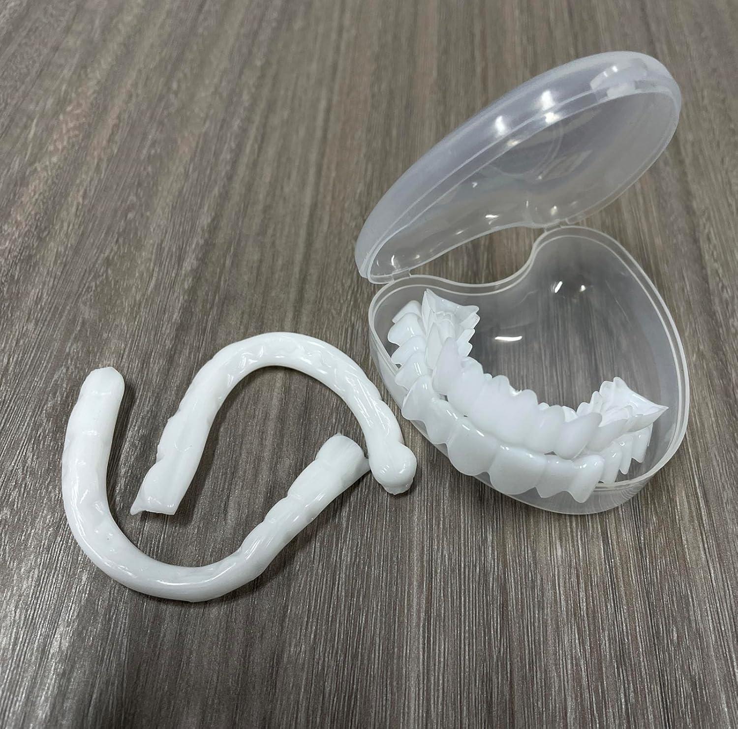 2 Pairs Immediate Cosmetic Veneers - Temporary Fake Teeth for Men ...