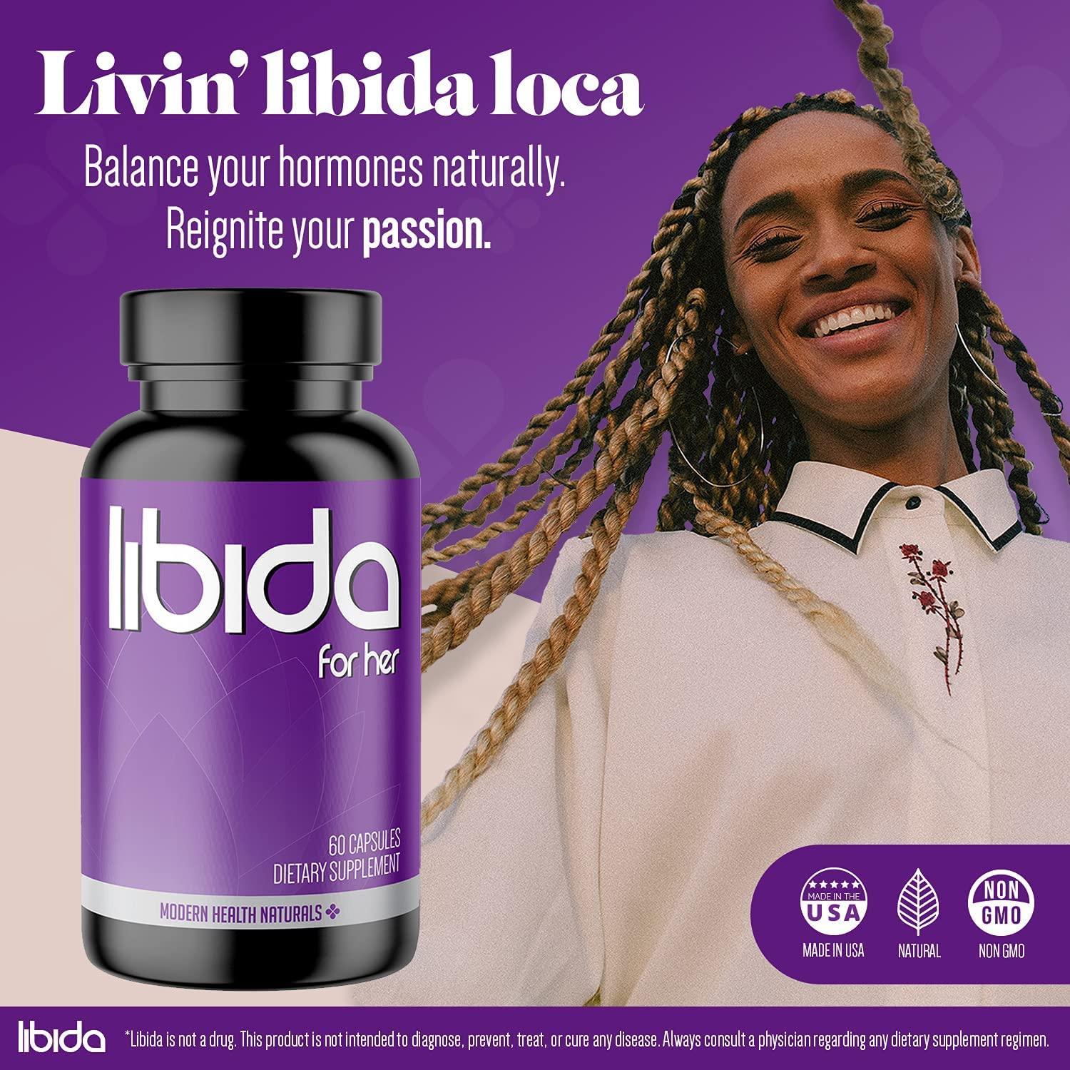Libida for Her - Female Enhancement Pills - Boost Mood, Balance ...