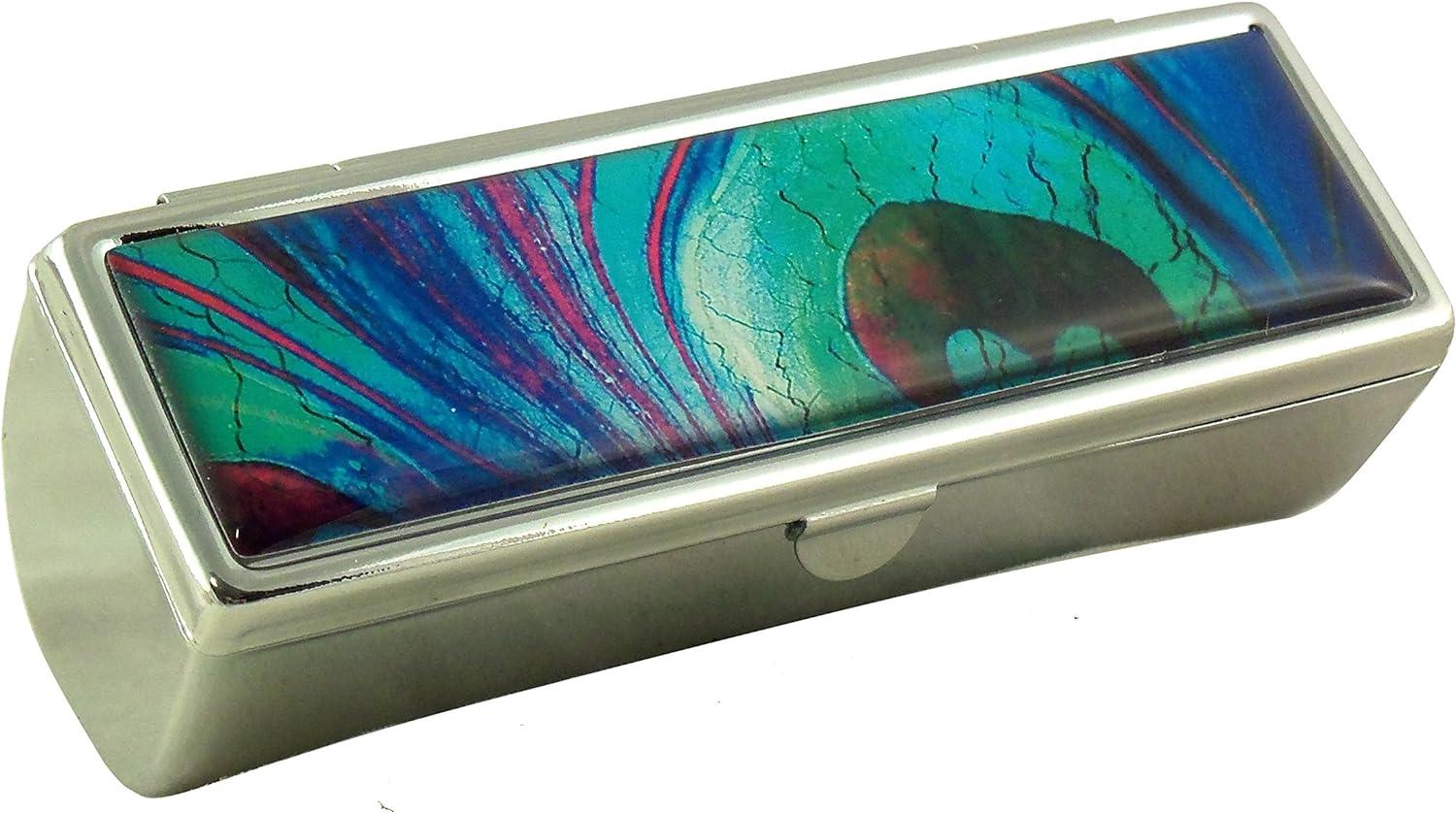 Houder Designer Lipstick Case with Mirror for Purse - Velvet Lined ...