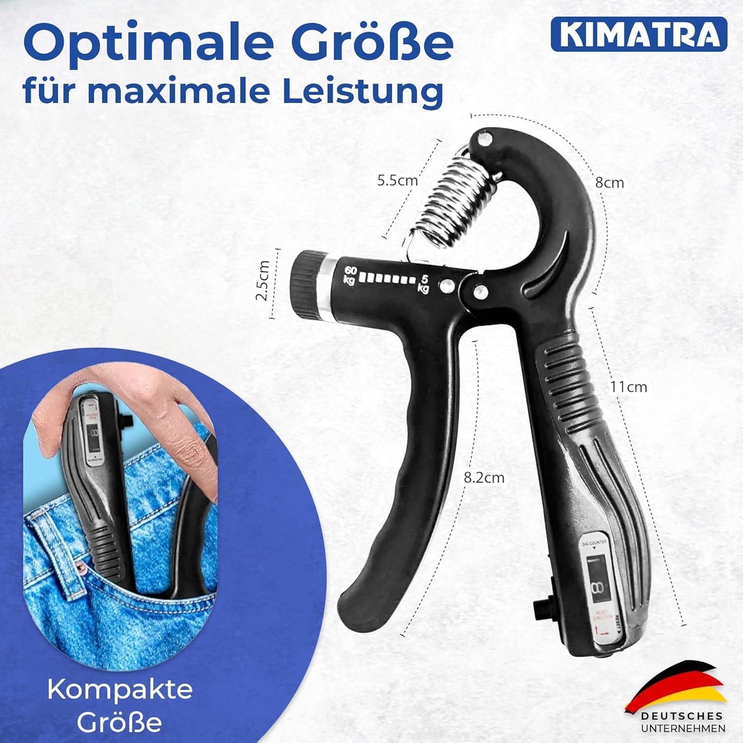 Kimatra 2-Part Handle Force Train Pack | 5kg to 60kg Hand Trainer Set ...