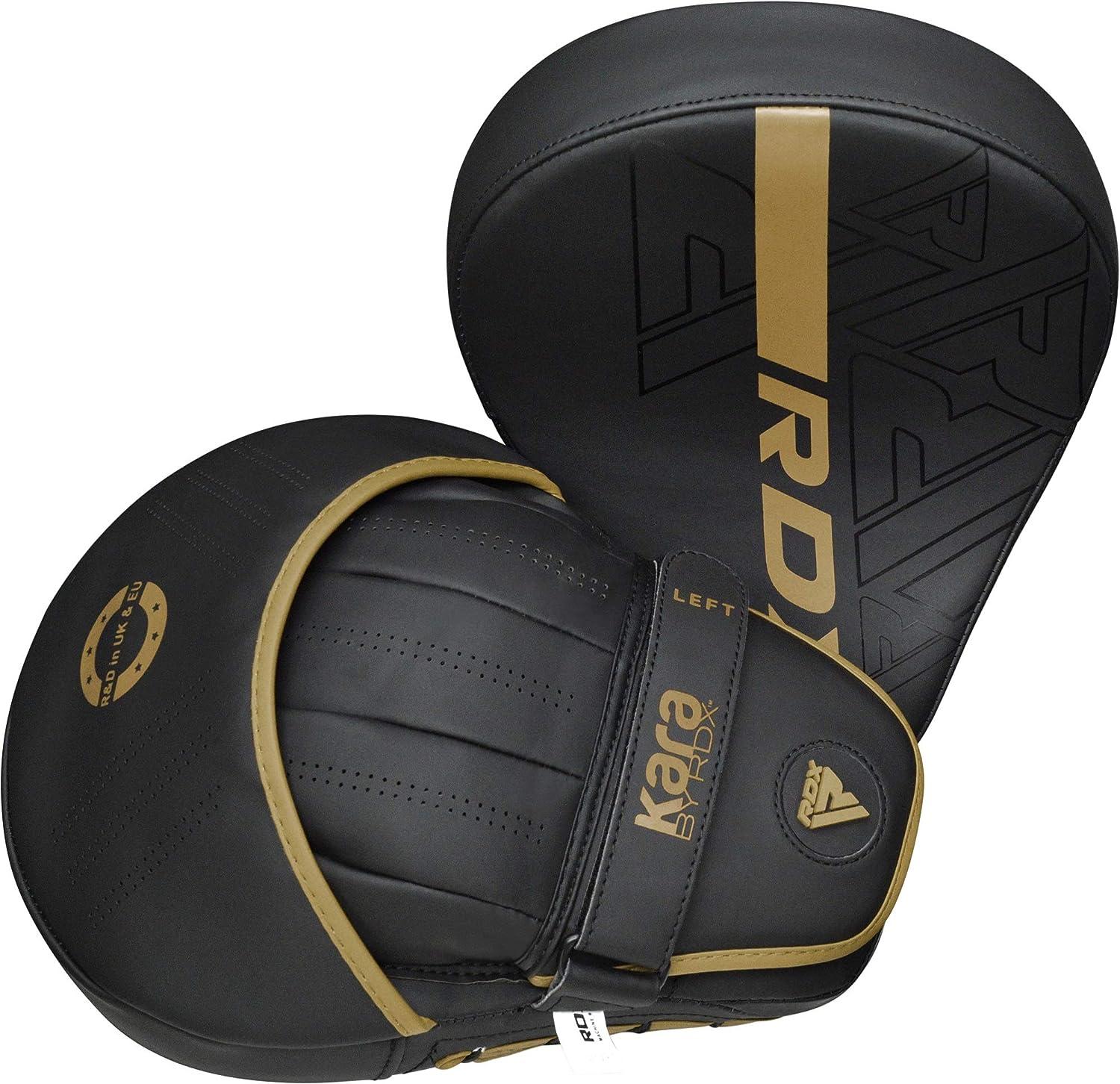 RDX Boxing Pads & Bag Gloves Set - Maya Hide Leather | Hook and Jab ...