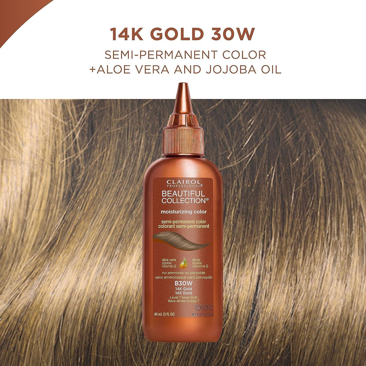 Clairol Professional Beautiful Collection 30W 14k Gold Semi-Permanent ...