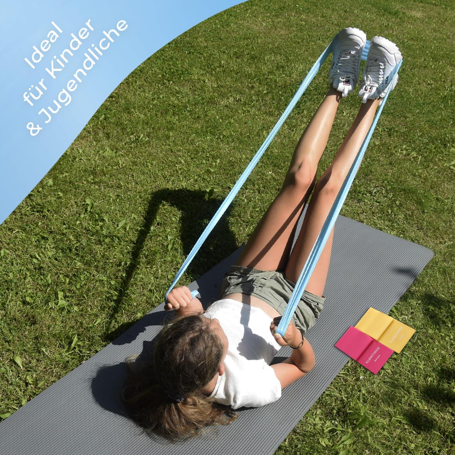 Kleintober Fitness Bands | Light Resistance Bands for Kids Teens ...