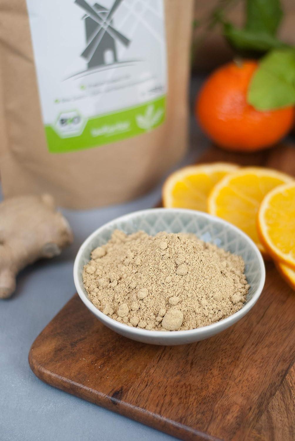 Organic Ground Ginger Powder 250g | 100% Pure & Natural | BioKontor Raw ...