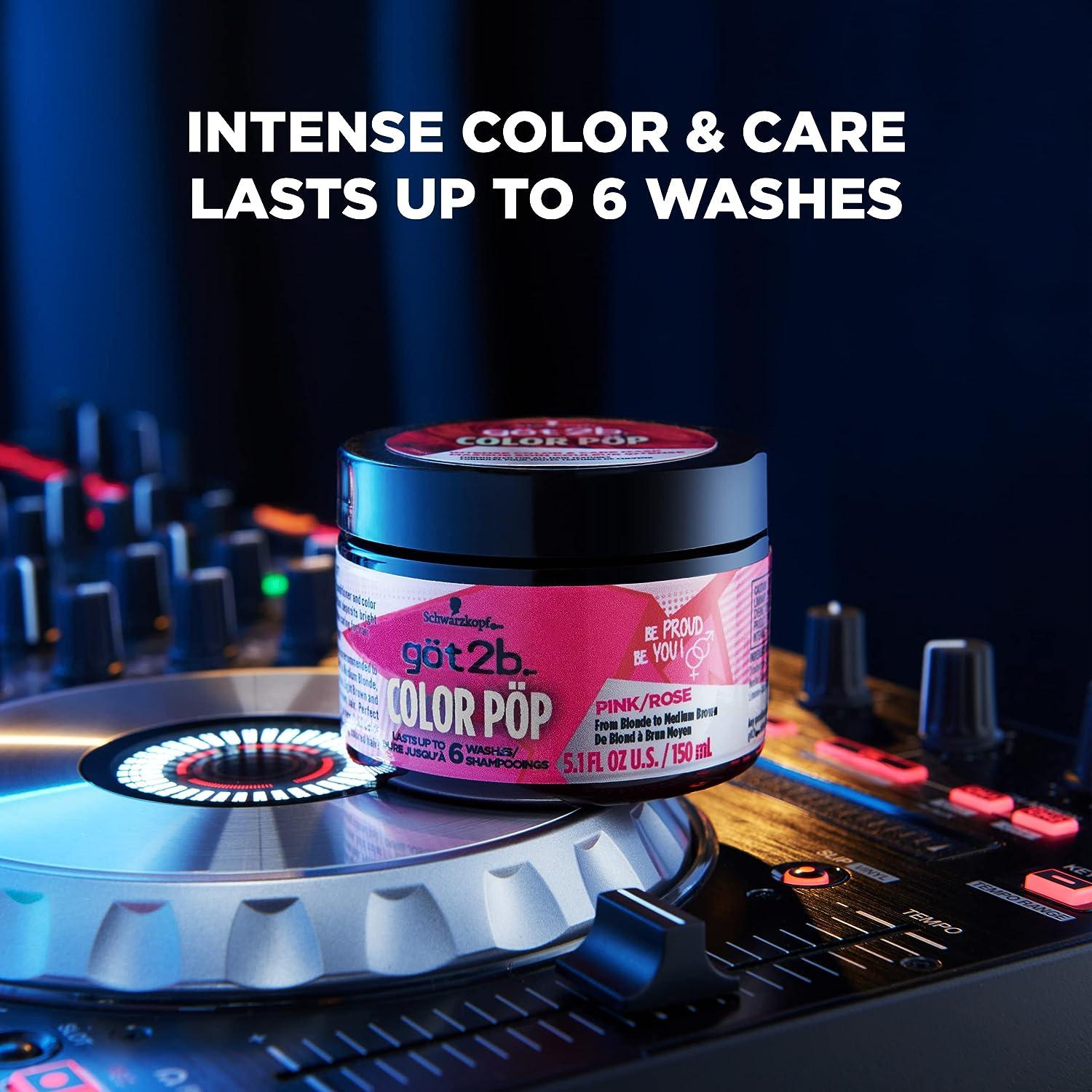 Got2b Color Pop Pink Semi-Permanent Hair Color Mask 5.1 oz | Buy Now ...