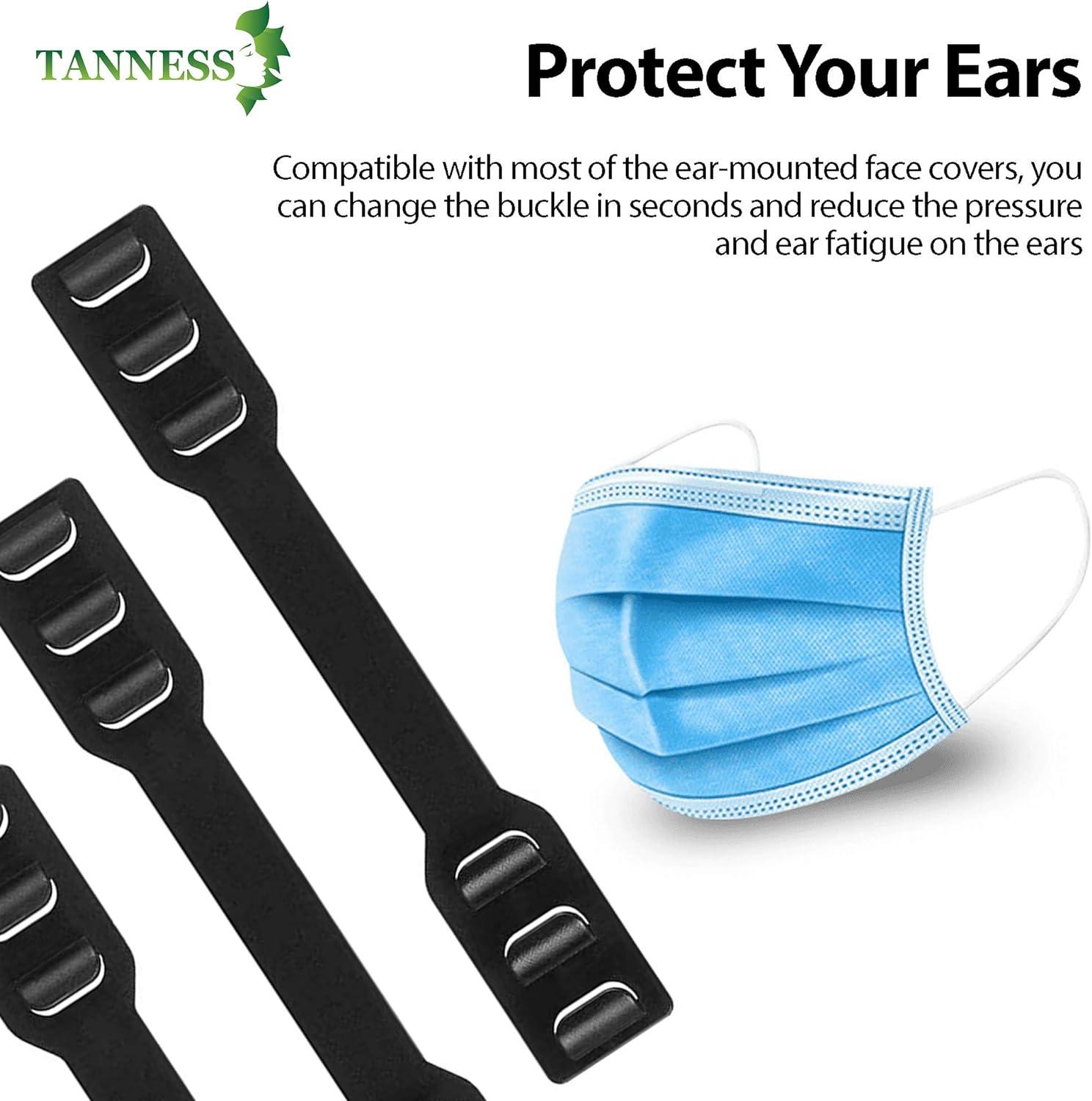 10 PCES Tanness Mask Ear Strap Extenders Extension Hooks - Adjustable ...