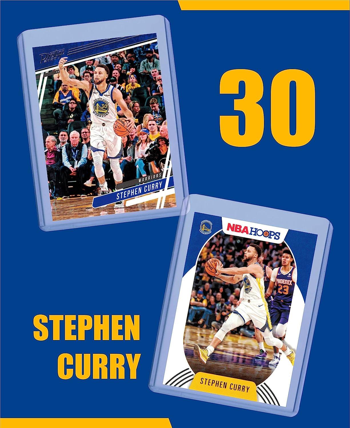 Stephen Curry Card Bundle - (6) Golden State Warriors Basketball ...
