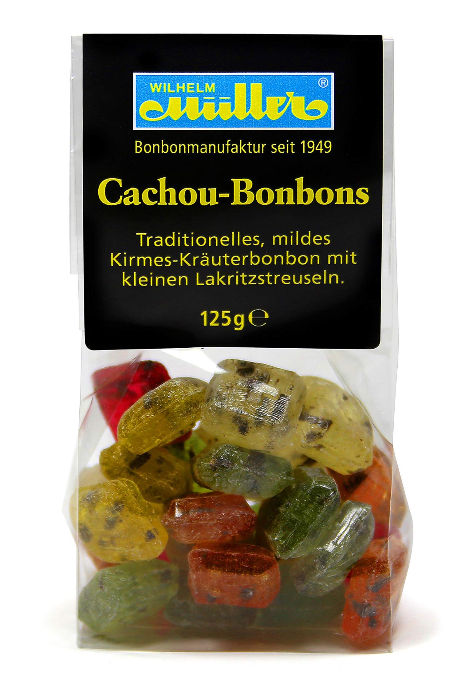 Cachou Bonbons - Traditional Mild Candy with Licorice Strips | 125g ...
