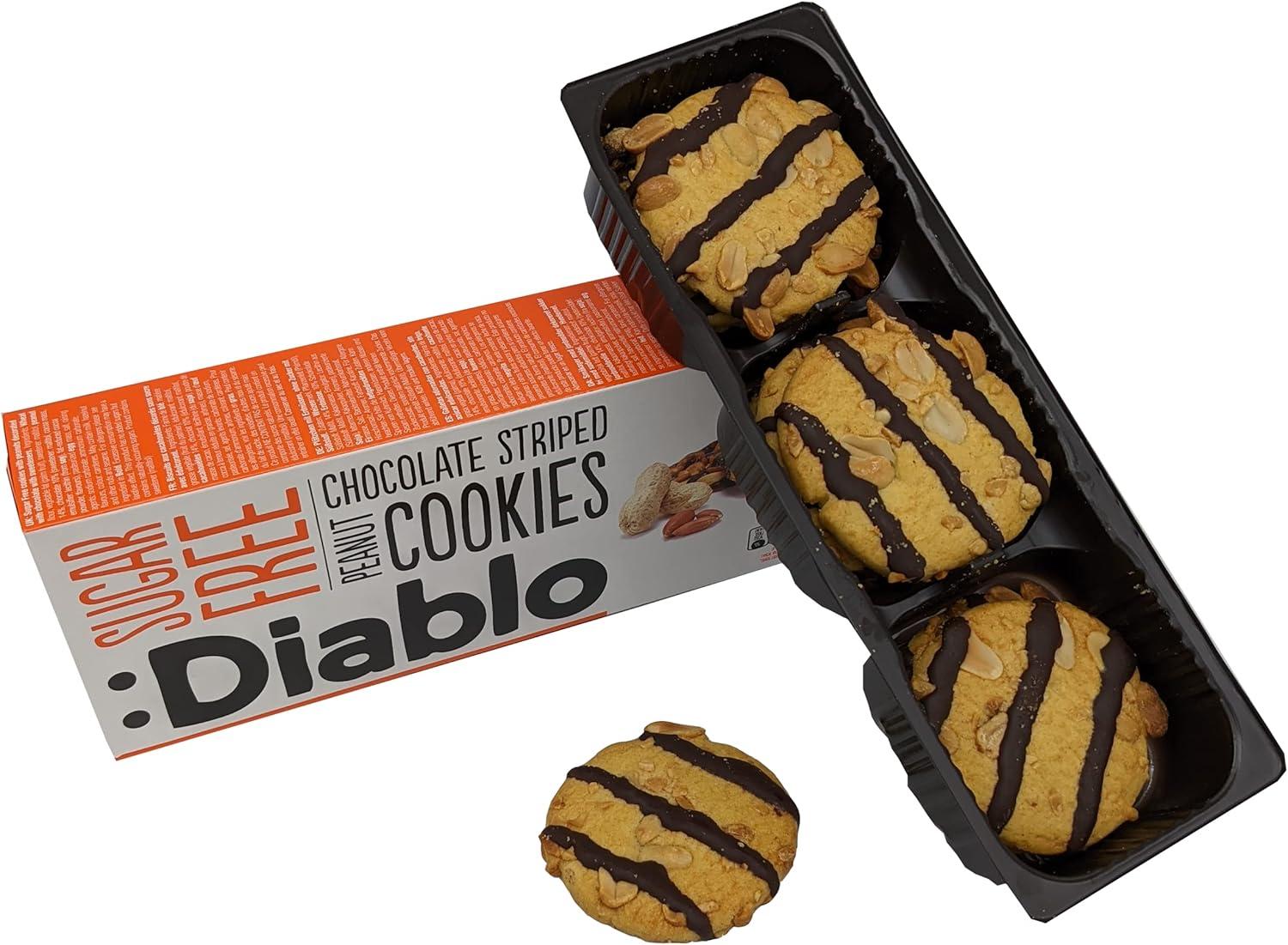 Diablo No Added Sugar Mixed Flavours Luxury Cookies Biscuits (Coconut ...