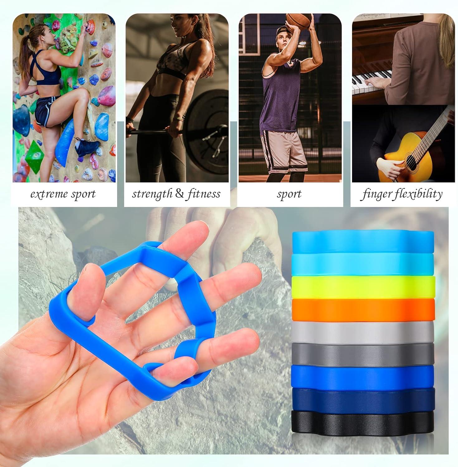 Estune 27 Pack Finger Strengthener Set - Hand Exercisers for Grip ...