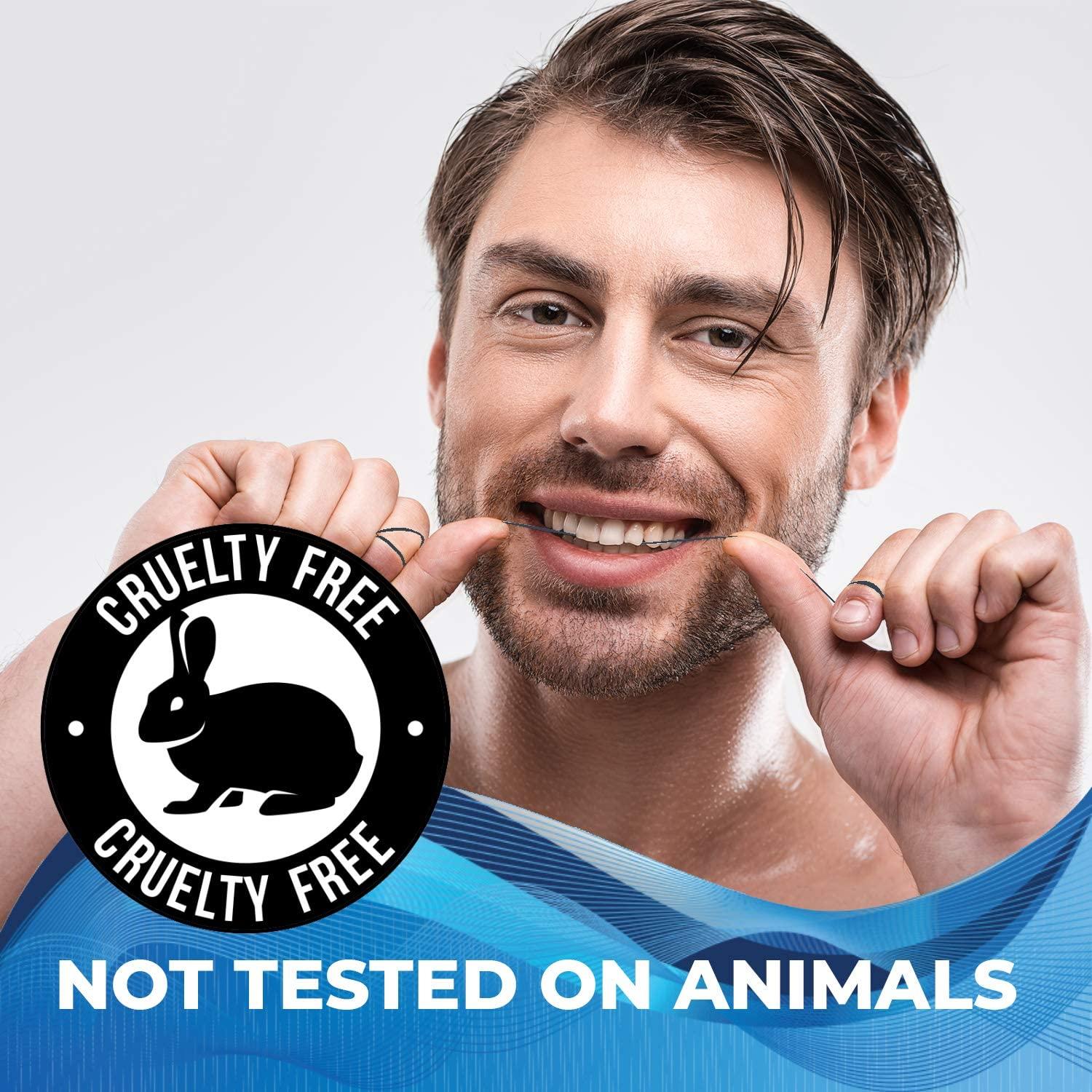 Xlent Expandable Floss with Activated Charcoal & Xylitol, Fresh Mint ...