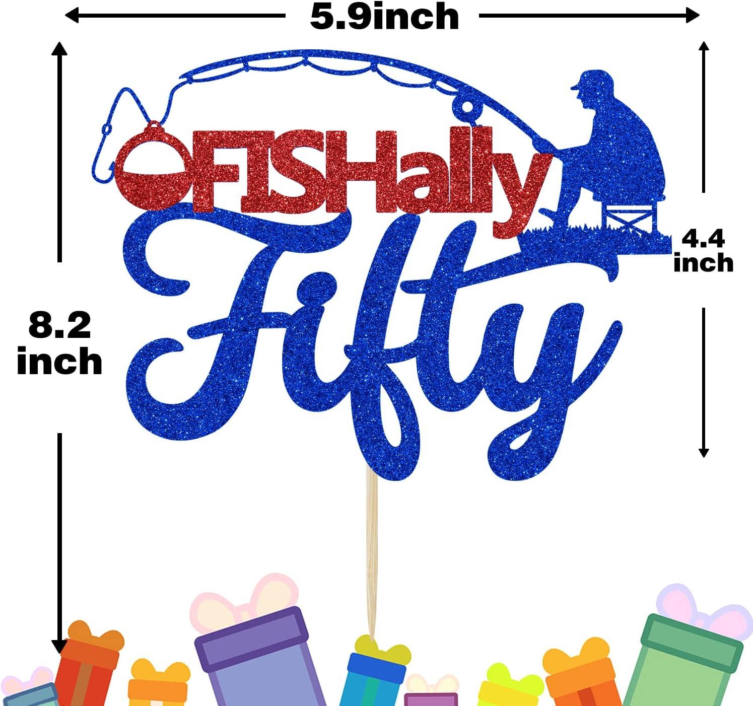 Fishing Cake Toppers For Men Birthday Birthday Cake Topper, Fishing ...
