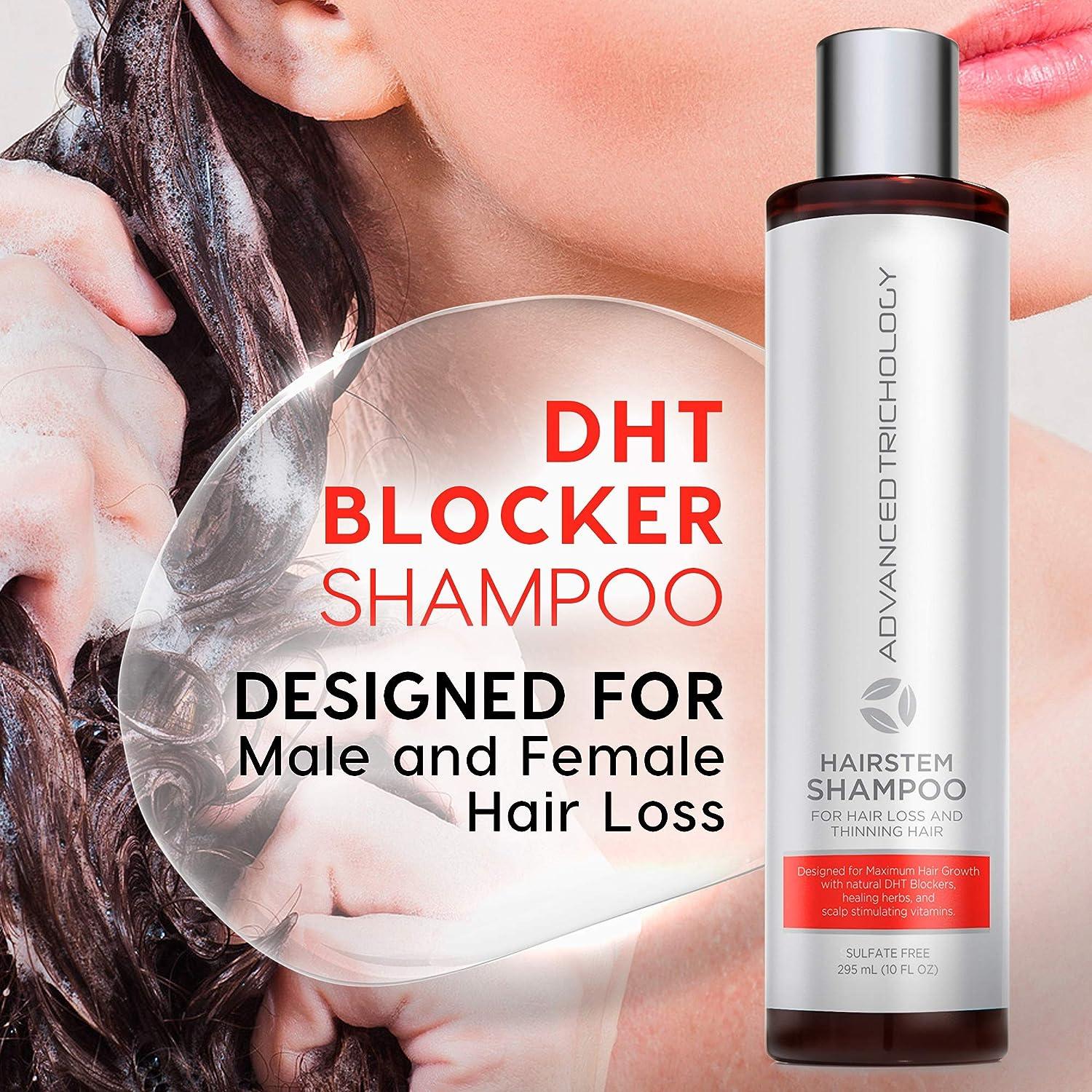 HairStem DHT Blocker Shampoo with Biotin & Saw Palmetto - Clinically ...
