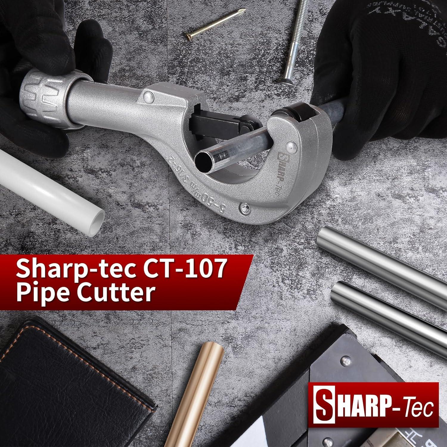 Sharp-tec Adjustable Pipe Cutter - 5-50mm Pipe Slice Tube Cutter with ...