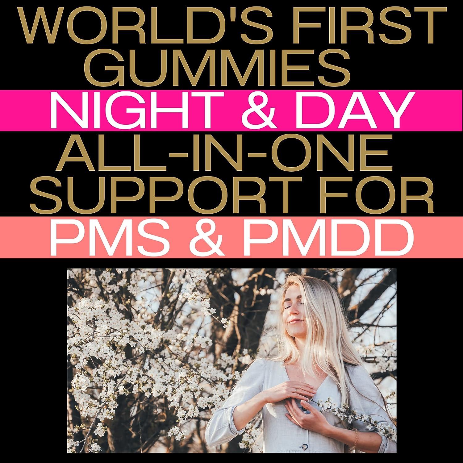 SHIZAM PMS Flo Relief Gummies - Hormonal Balance & Acne Treatment for ...