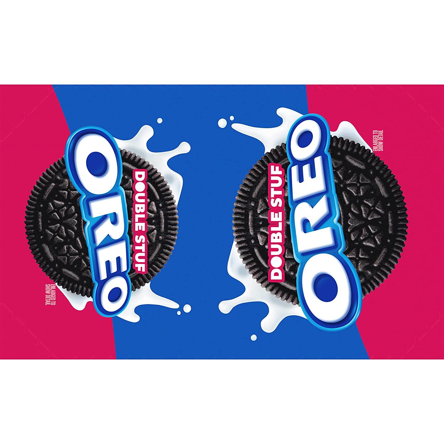 OREO Double Stuf Chocolate Sandwich Cookies 10 King Size Packs - Original Flavor 4.1oz/Pack ...