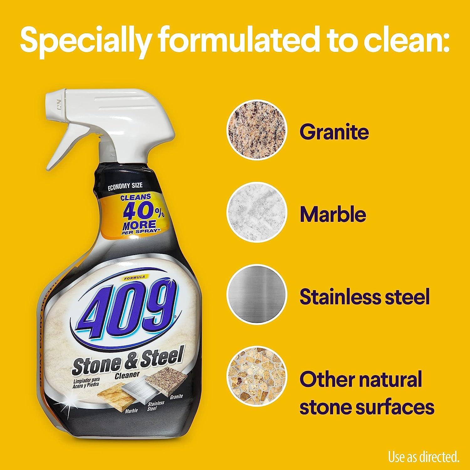 Formula 409 Stone and Steel Cleaner Spray 32 oz - Powerful Cleaning ...