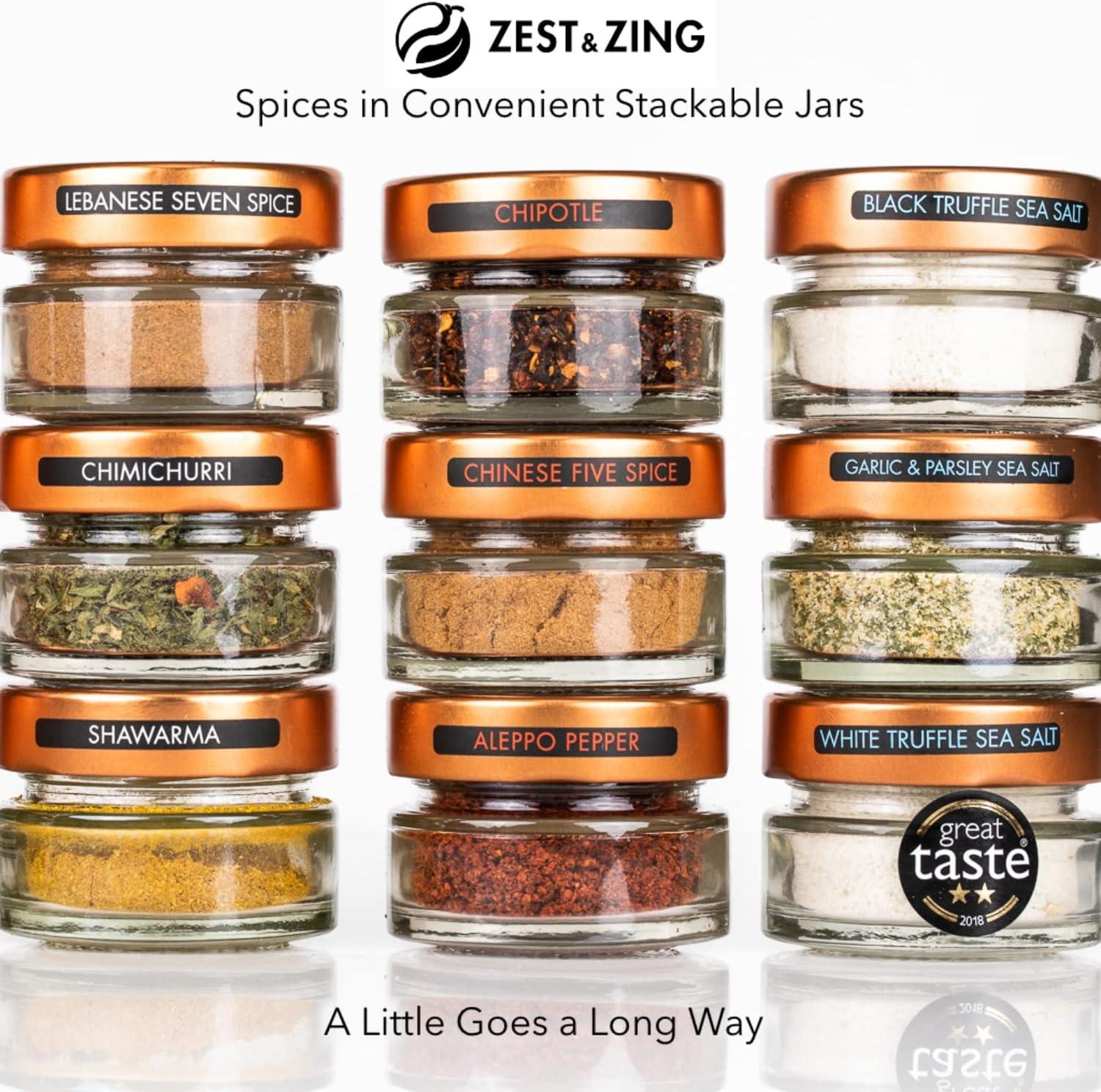 ZEST & ZING Lebanese Seven Spice (Ground) 22g - Fresher in Glass Jars ...