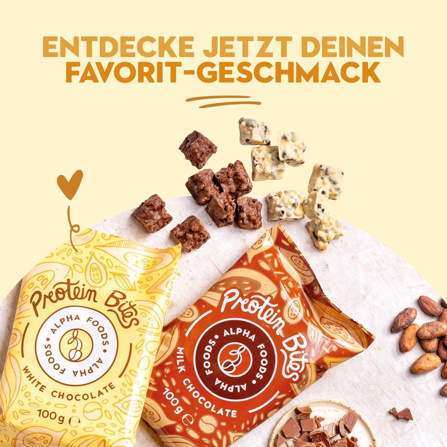 Alpha Foods Whey Protein Snack Bar - 78% White Chocolate High Protein ...