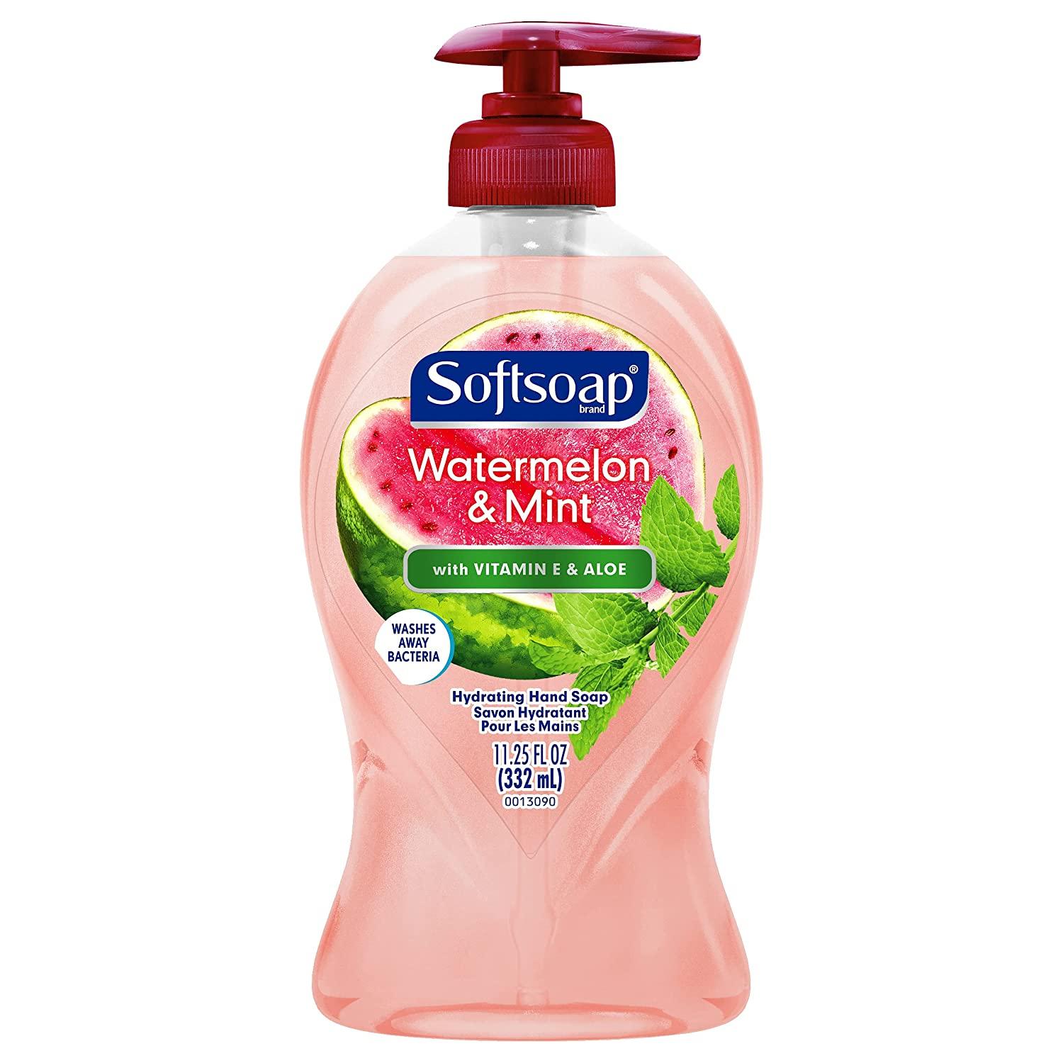 Softsoap Watermelon & Mint Moisturizing Liquid Hand Soap Pump - 11.25 ...