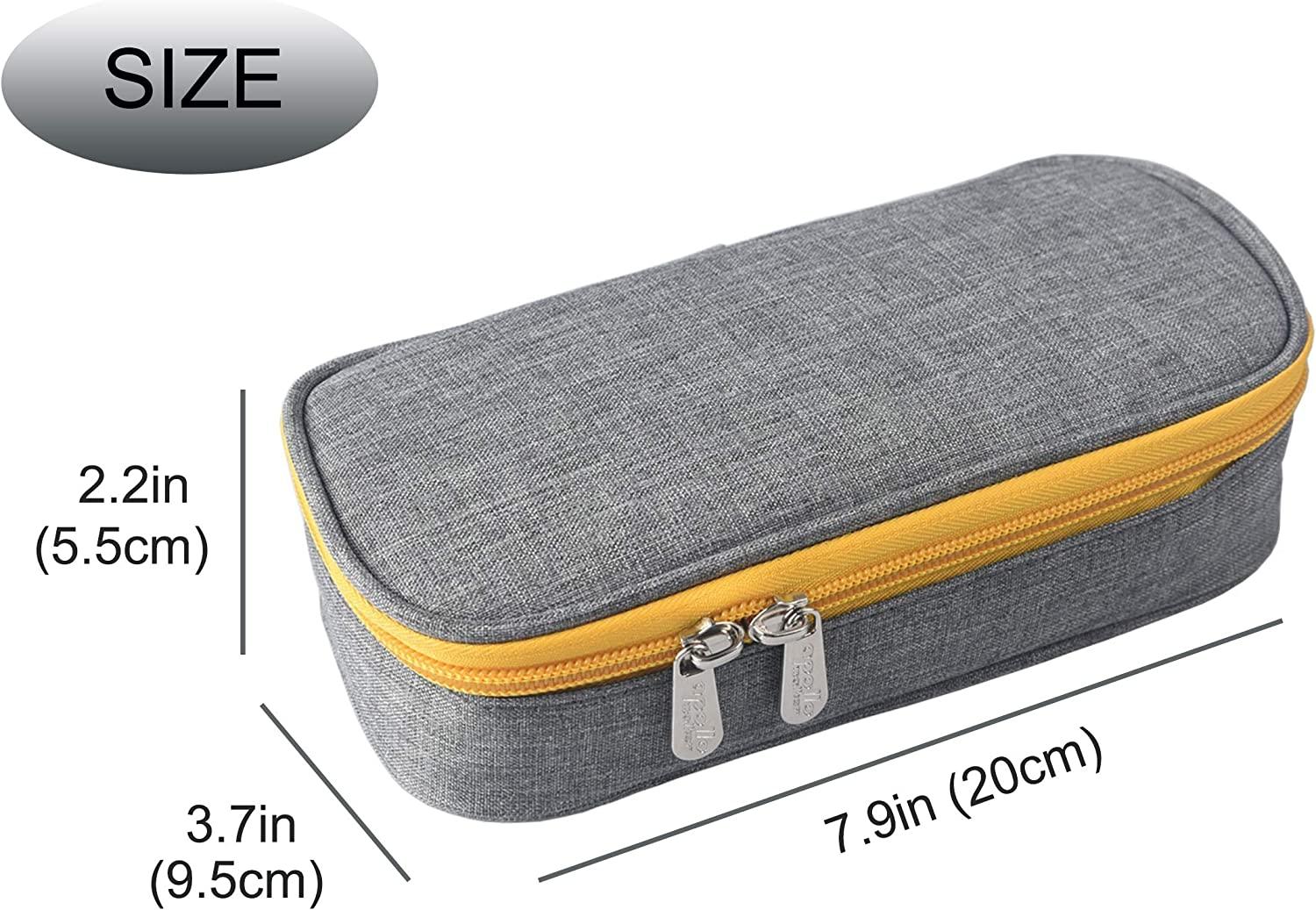 Goldwheat Insulin Cooler Travel Case with 2 Ice Packs - Diabetes ...