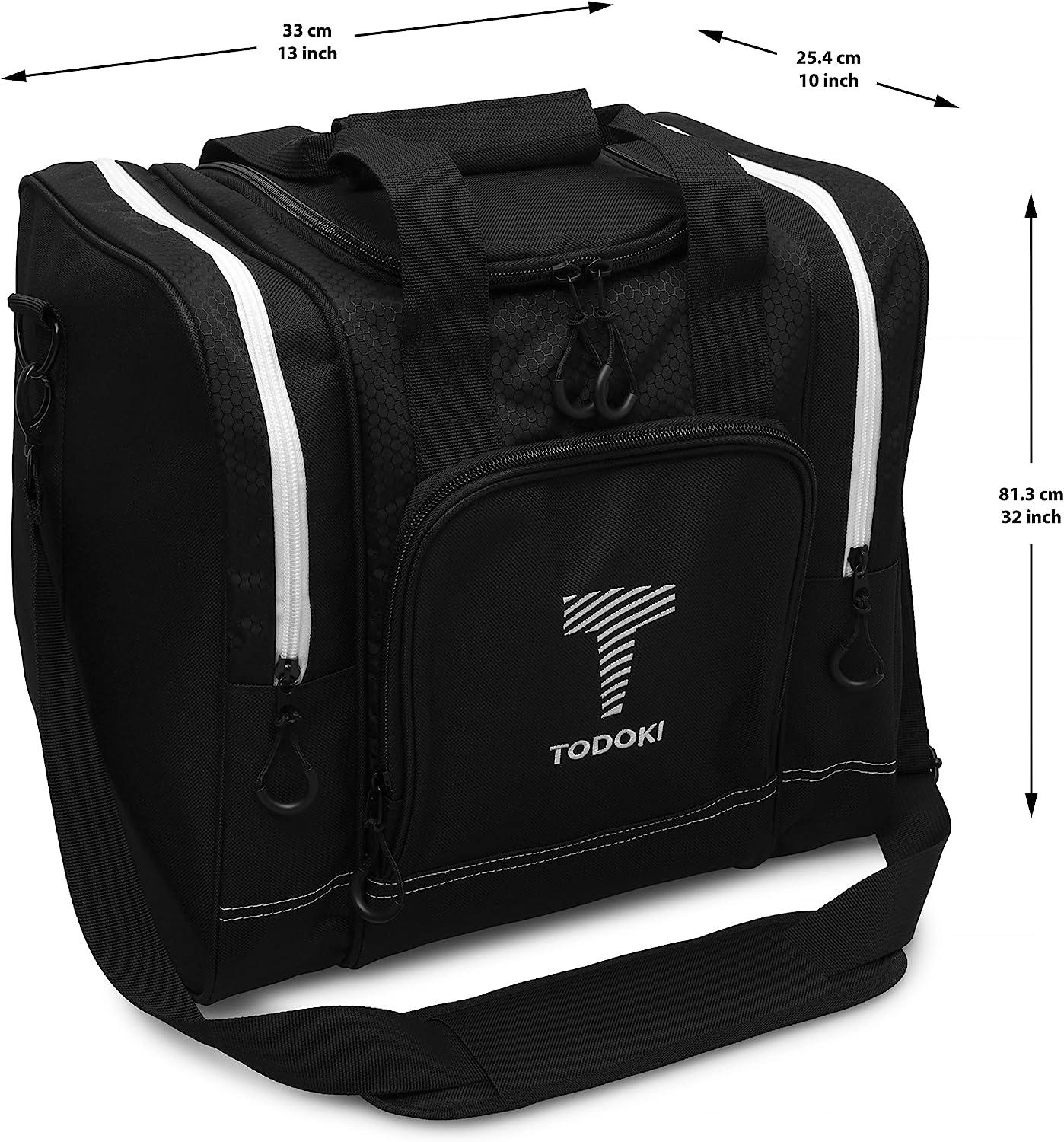 TODOKI Single Bowling Ball Bag with Padded Holder & Shoe Compartment ...