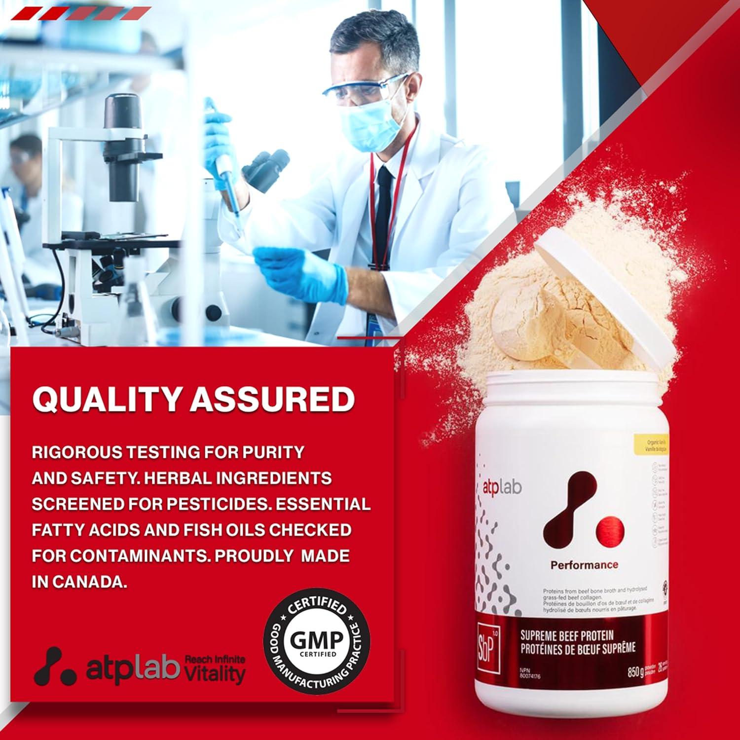 ATP LAB - ATP Supreme Beef Protein Powder Grass Fed 850g (Vanilla ...