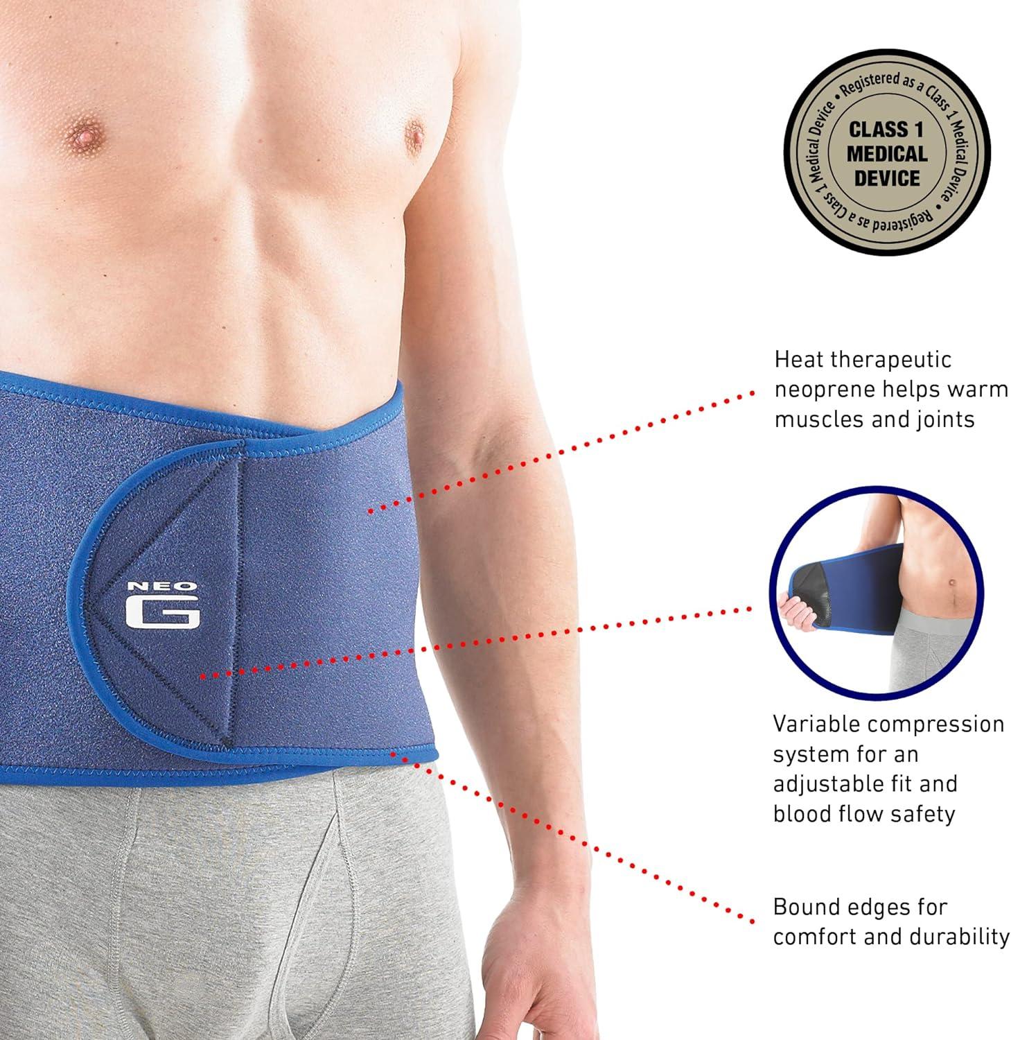 Neo-G Adjustable Lumbar Support Brace for Lower Back Pain Relief ...