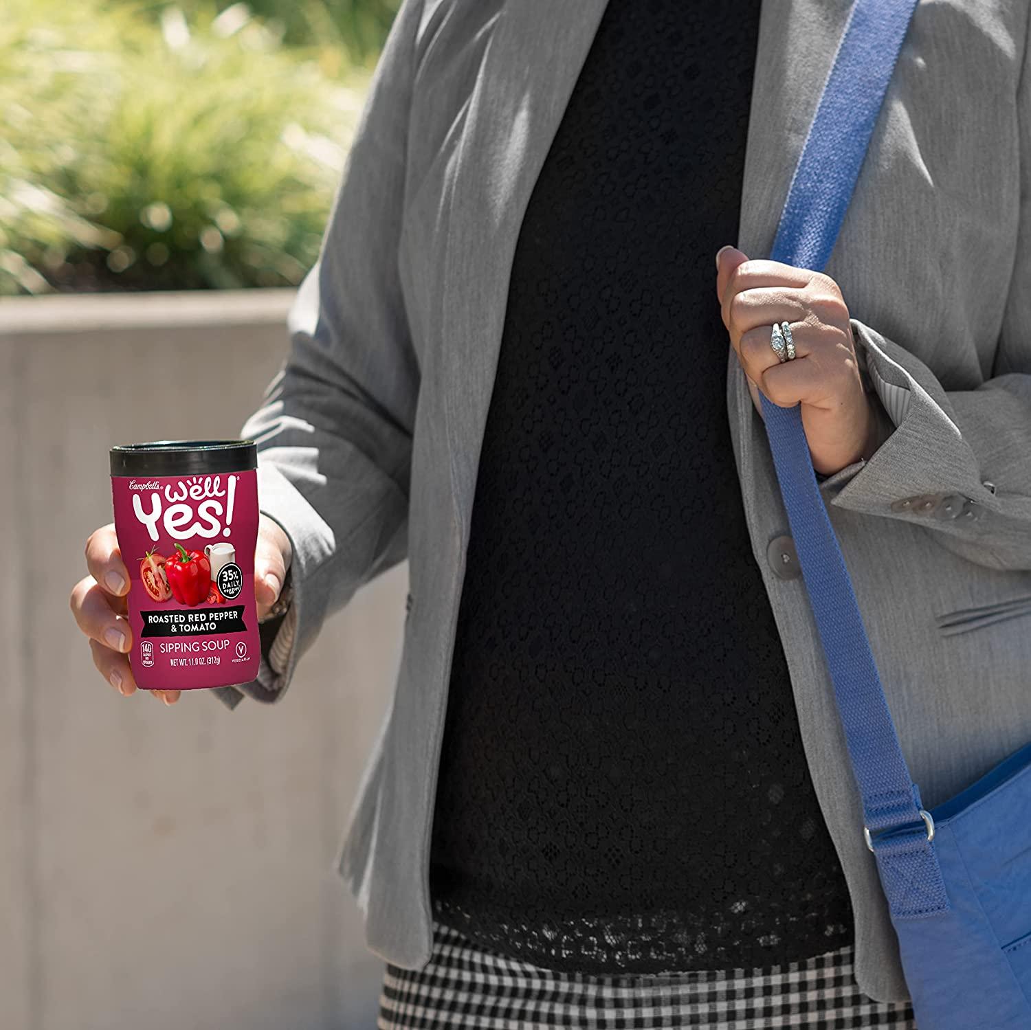 Campbell's Sipping Soup Roasted Red Pepper & Tomato 11 Oz (Pack of 8 ...